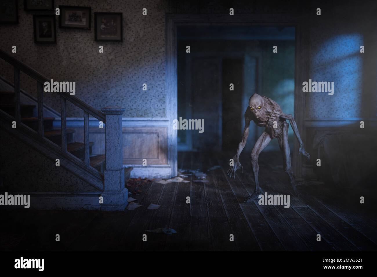 Monster creeping hi-res stock photography and images - Alamy