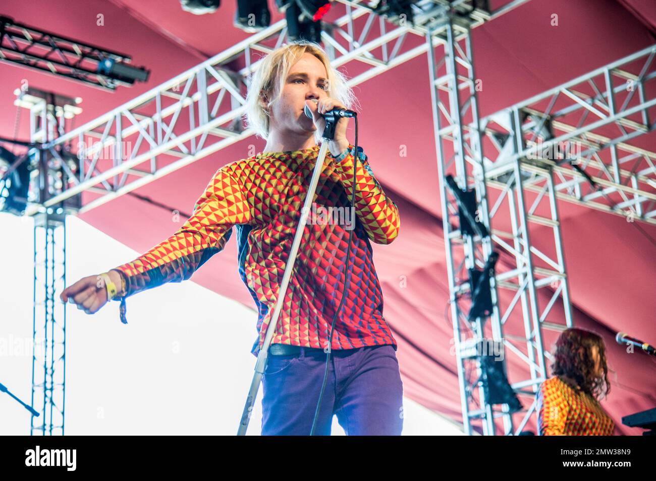 Ison Van Winkle of the YIP YOPS performs at Coachella Music & Arts ...