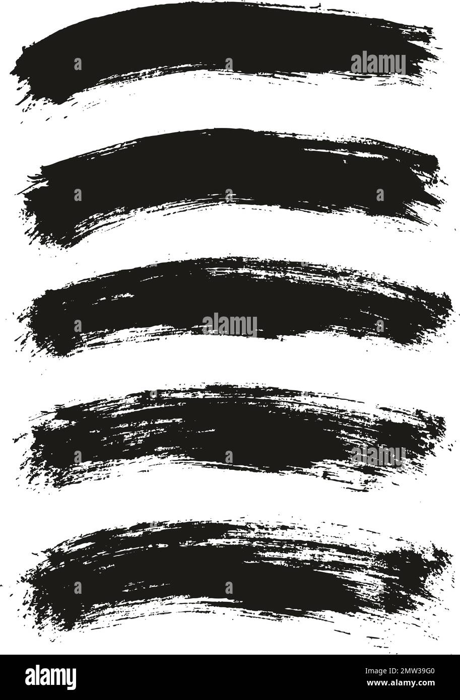 Round Brush Thin Curved Background Artist Brush High Detail Abstract ...