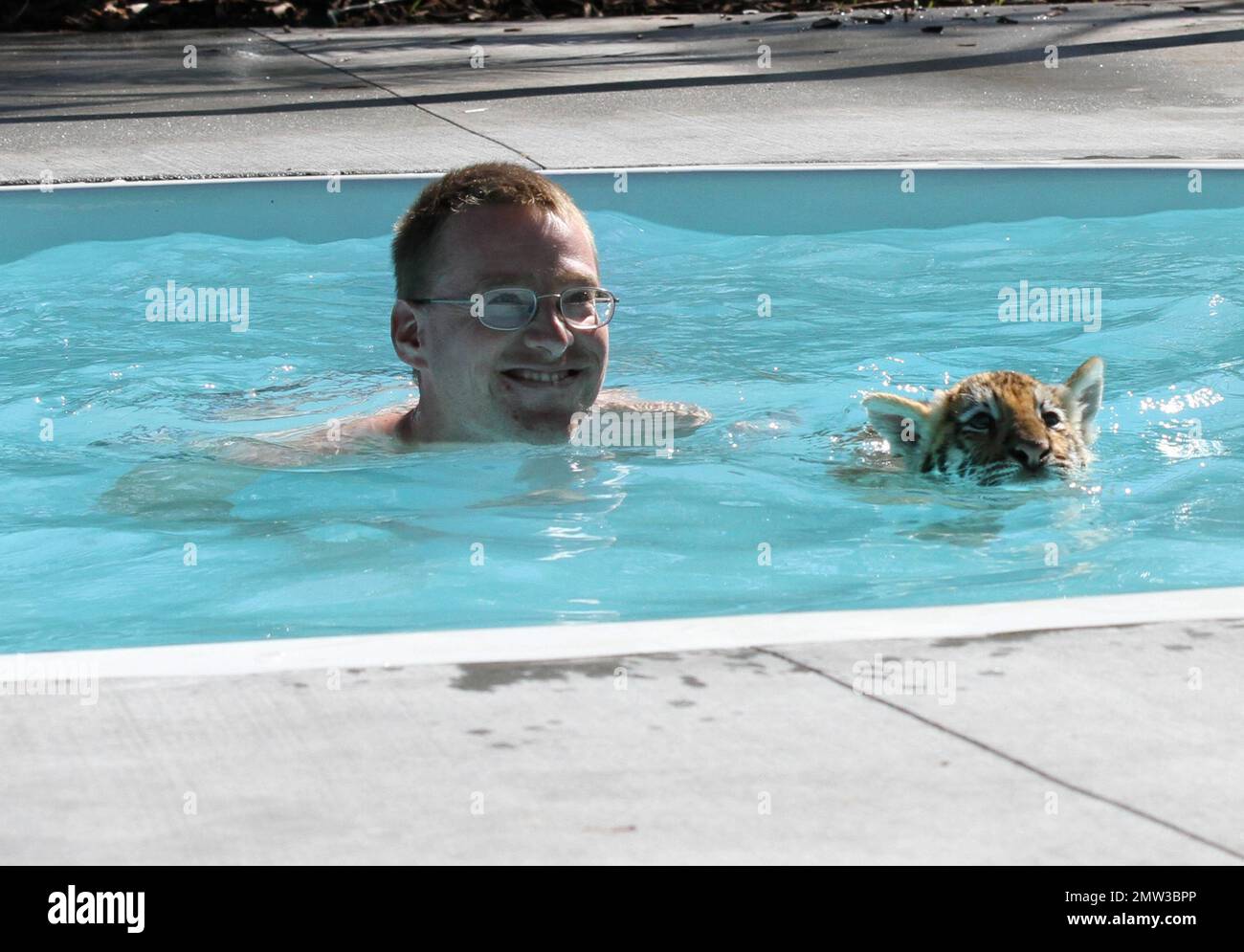 EXCLUSIVE!! Russell from Poinciana, FL, gets to swim with Wild Thing's ...