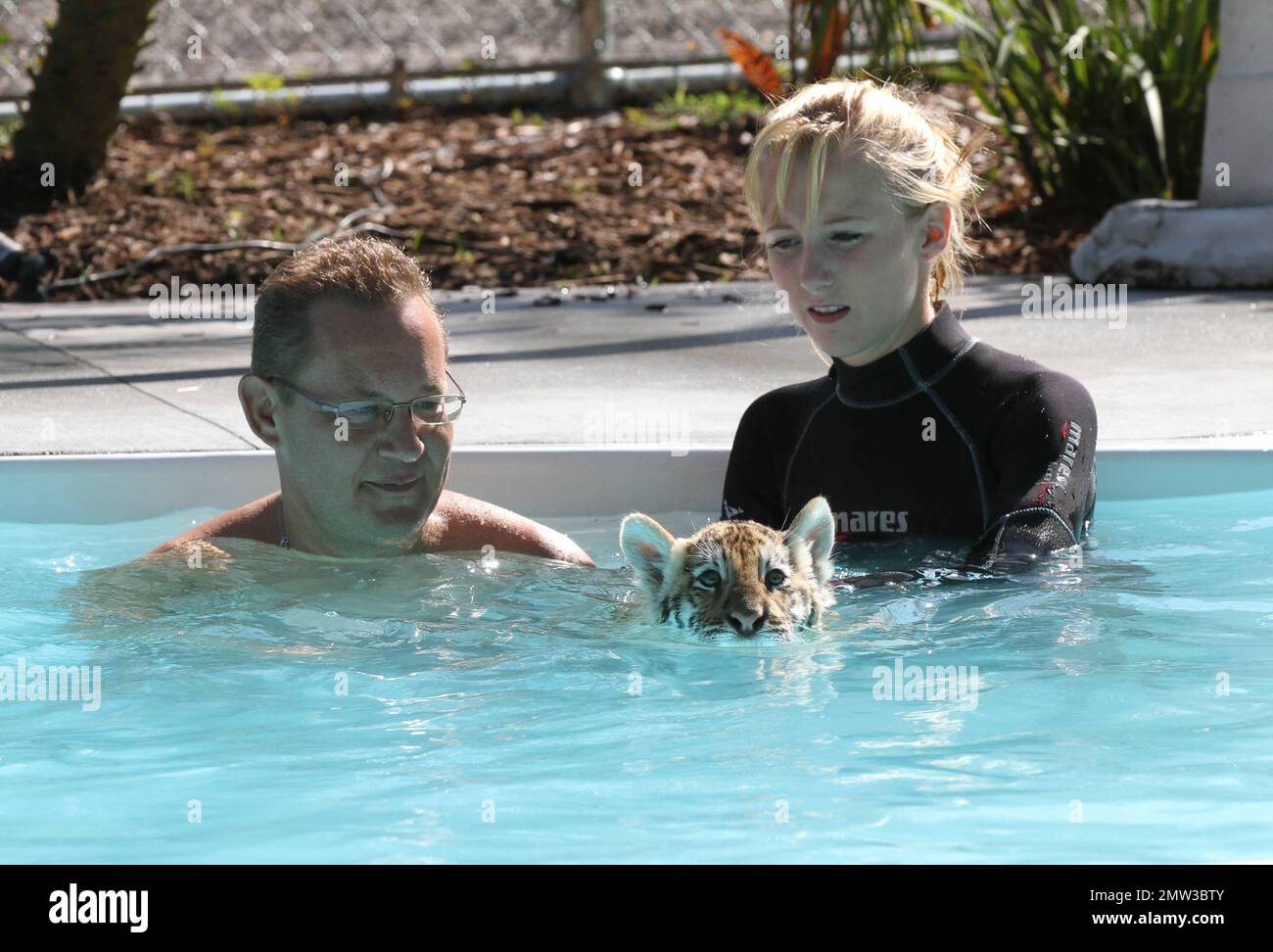 EXCLUSIVE!! Russell from Poinciana, FL, gets to swim with Wild Thing's ...