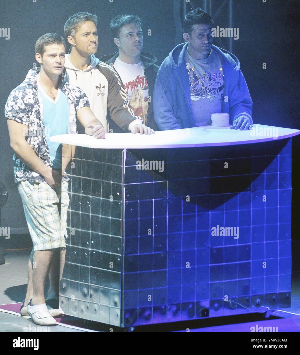 Dale Howard, Danny Young, Alex Reid and Marcus Patrick perform live on ...