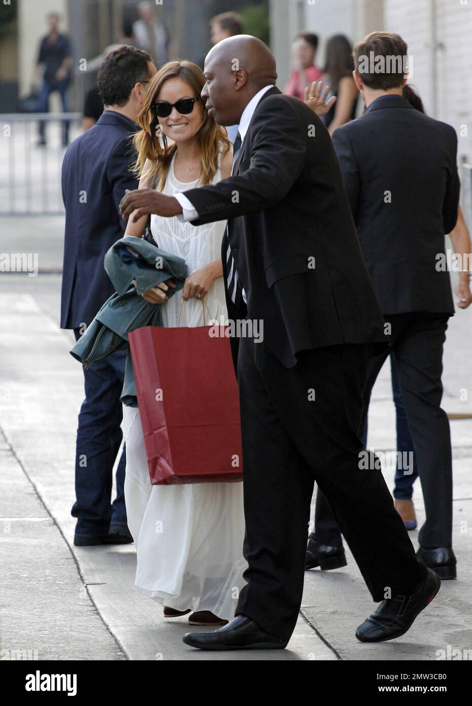 Olivia Wilde makes an appearance at "Jimmy Kimmel Live" in Los Angeles ...