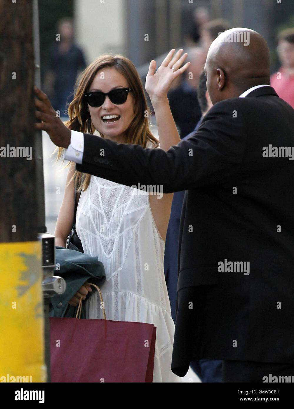 Olivia Wilde makes an appearance at "Jimmy Kimmel Live" in Los Angeles ...