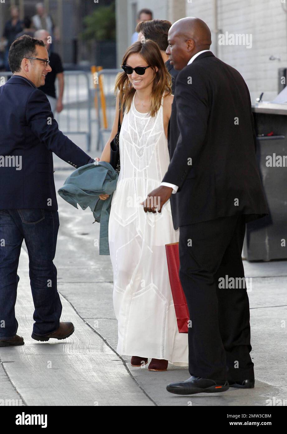 Olivia Wilde makes an appearance at "Jimmy Kimmel Live" in Los Angeles ...