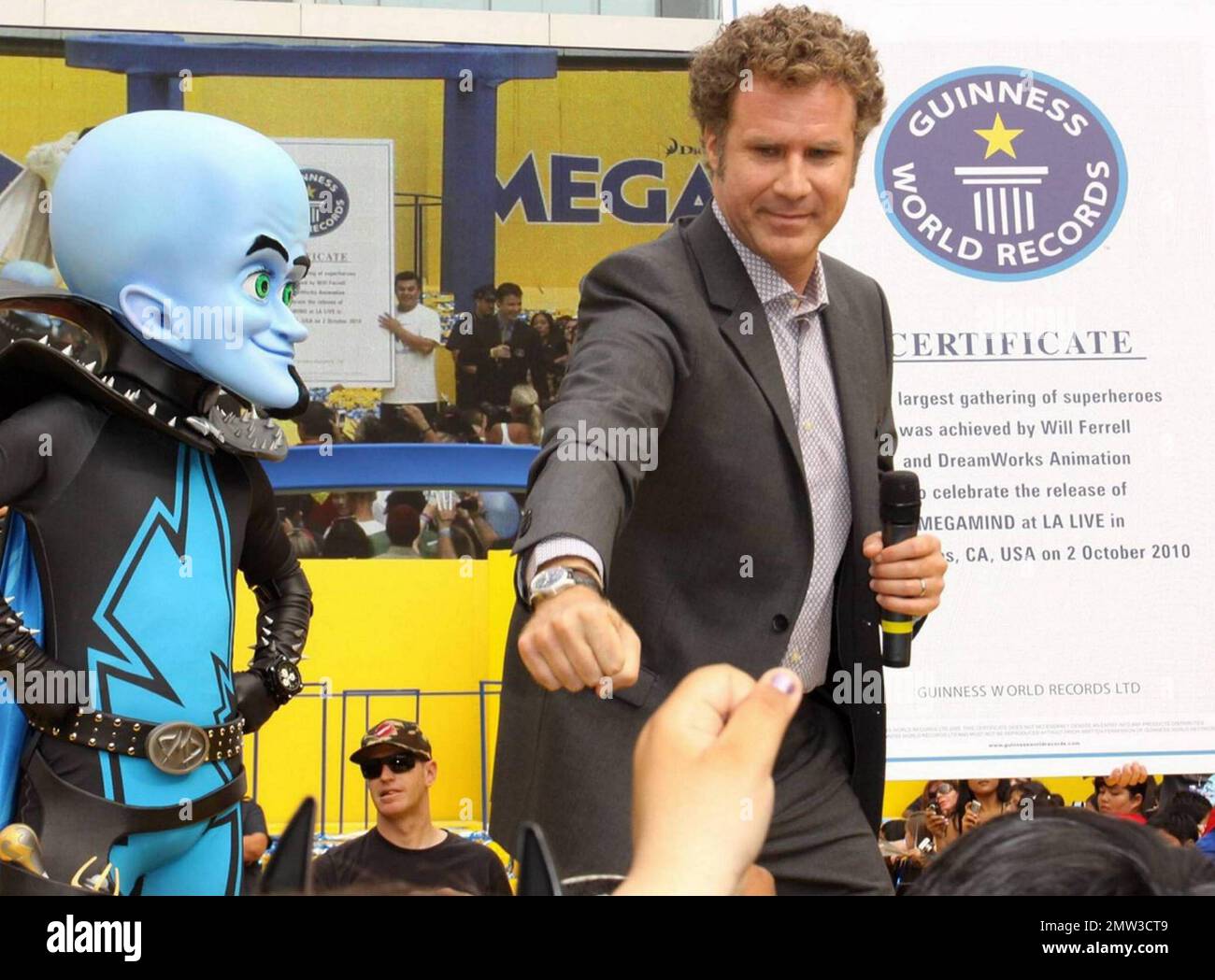 Comedic actor, writer and producer Will Ferrell raises the promotional ...