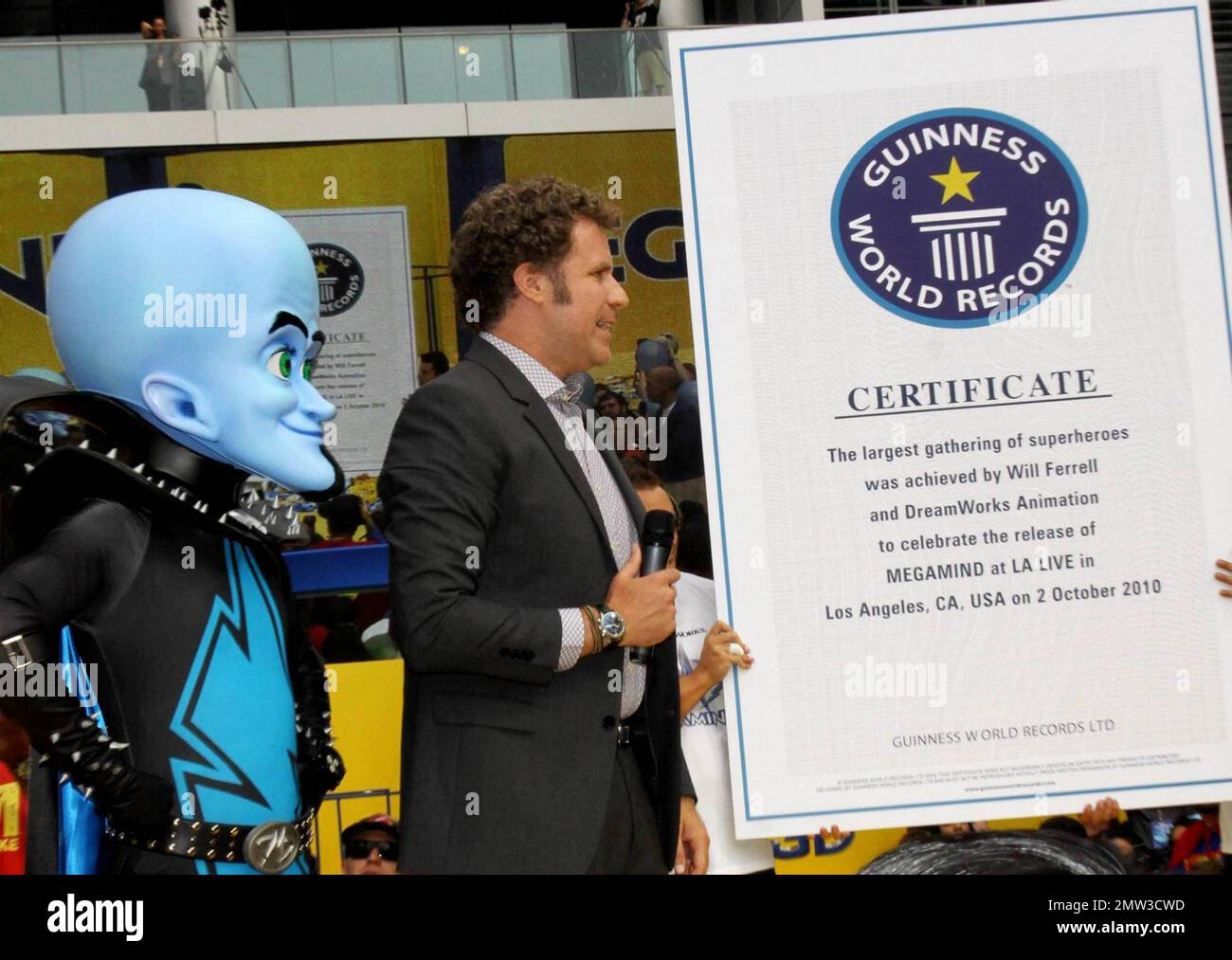 Comedic actor, writer and producer Will Ferrell raises the promotional ...