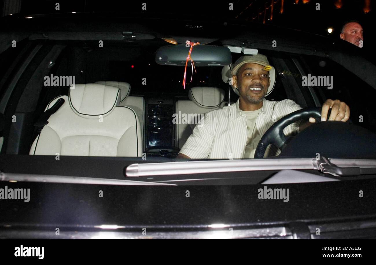 Actor, singer and producer Will Smith is all smiles as he leaves Beso ...