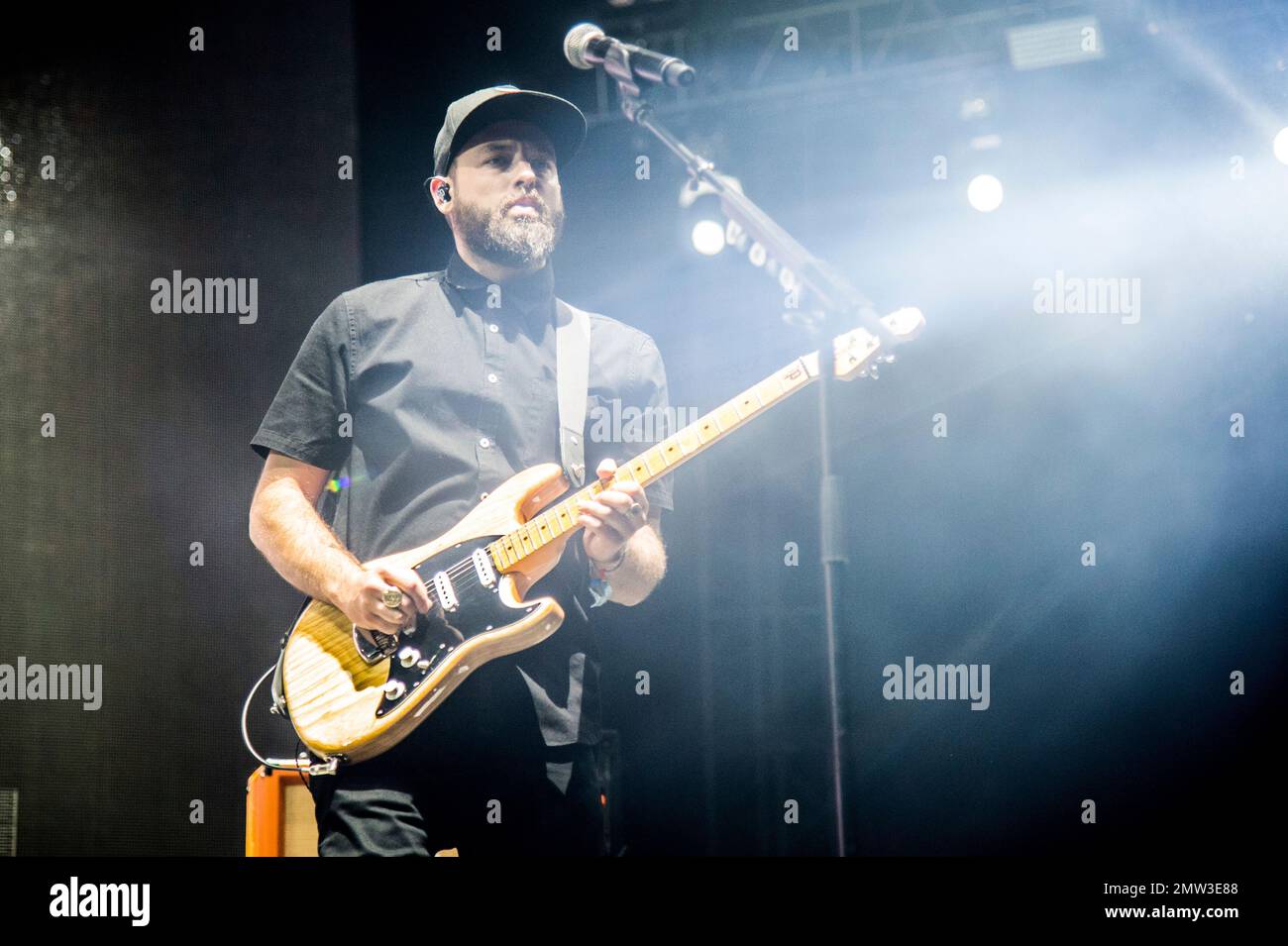 Josh Carter of Phantogram performs at Coachella Music & Arts Festival ...
