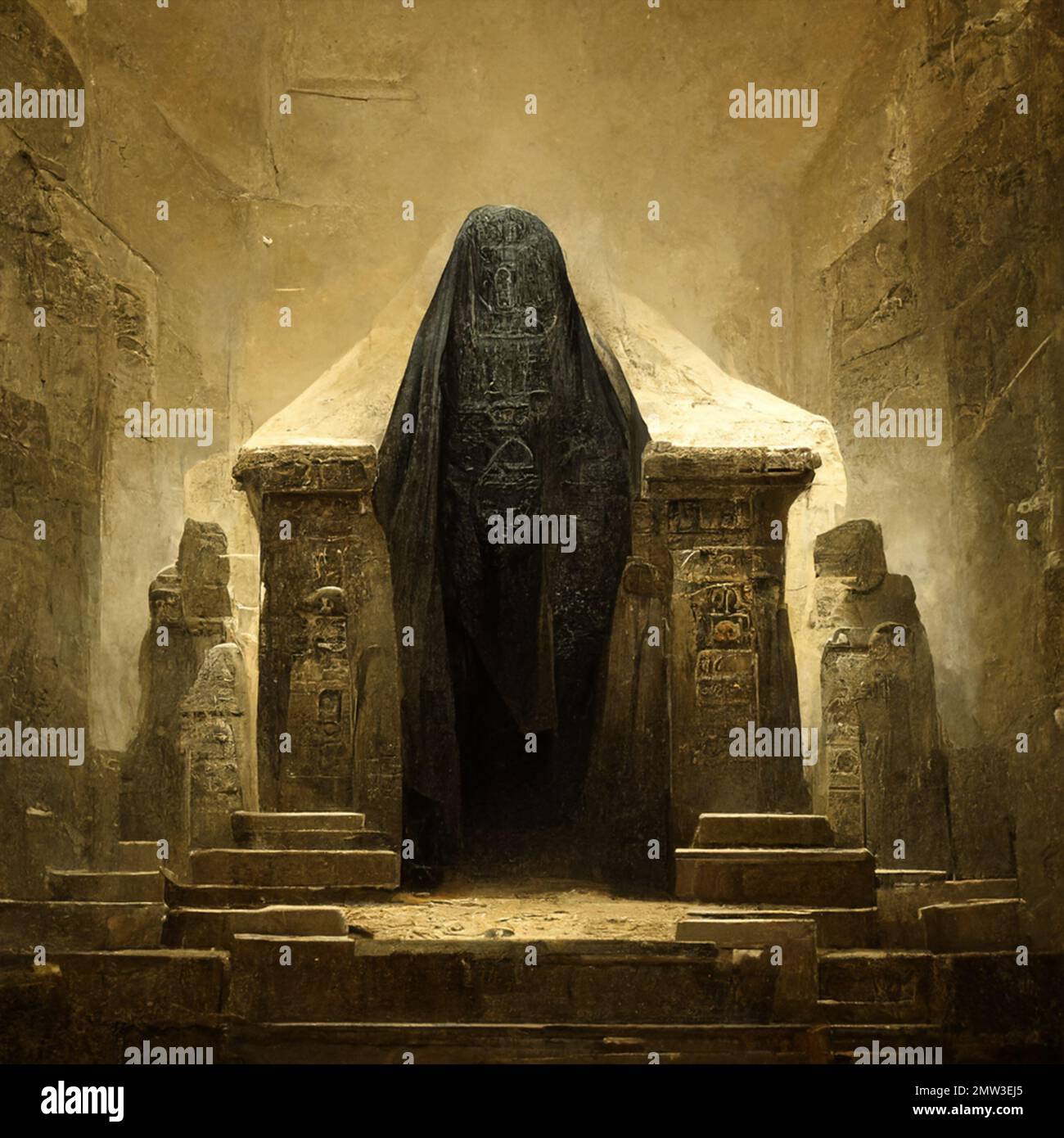 Egyptian tomb walls hi-res stock photography and images - Alamy