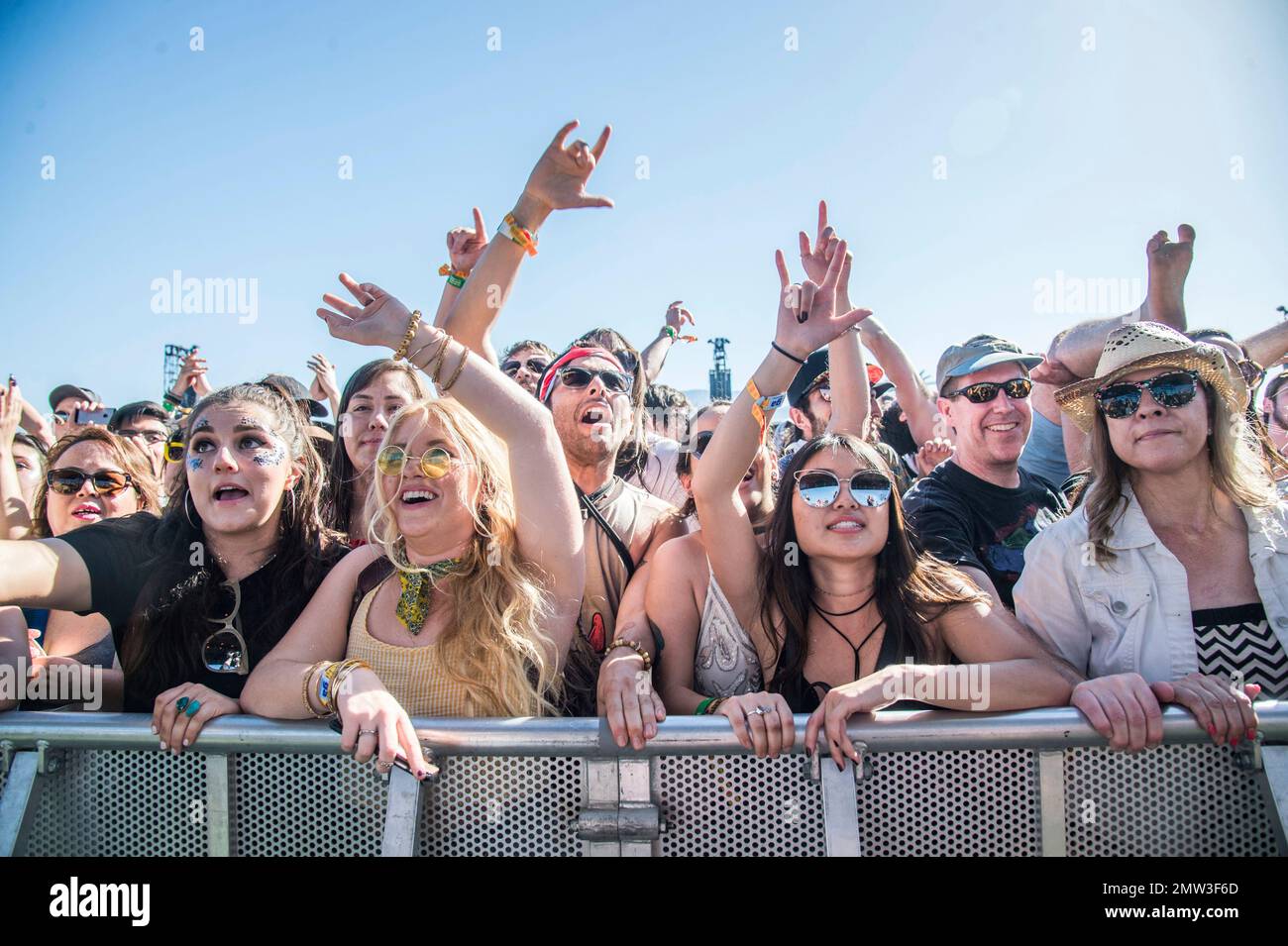 Festival goers seen at Coachella Music & Arts Festival at the Empire ...