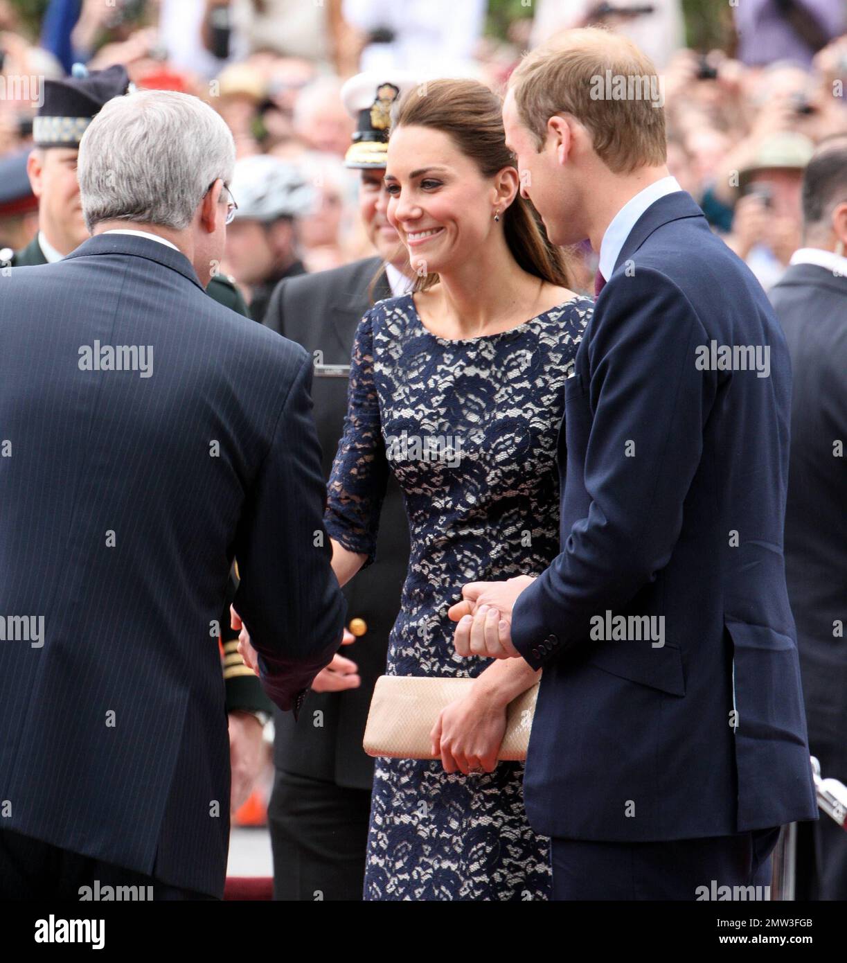 Prince William and Kate Middleton arrive at Ottawa MacDonald-Cartier ...
