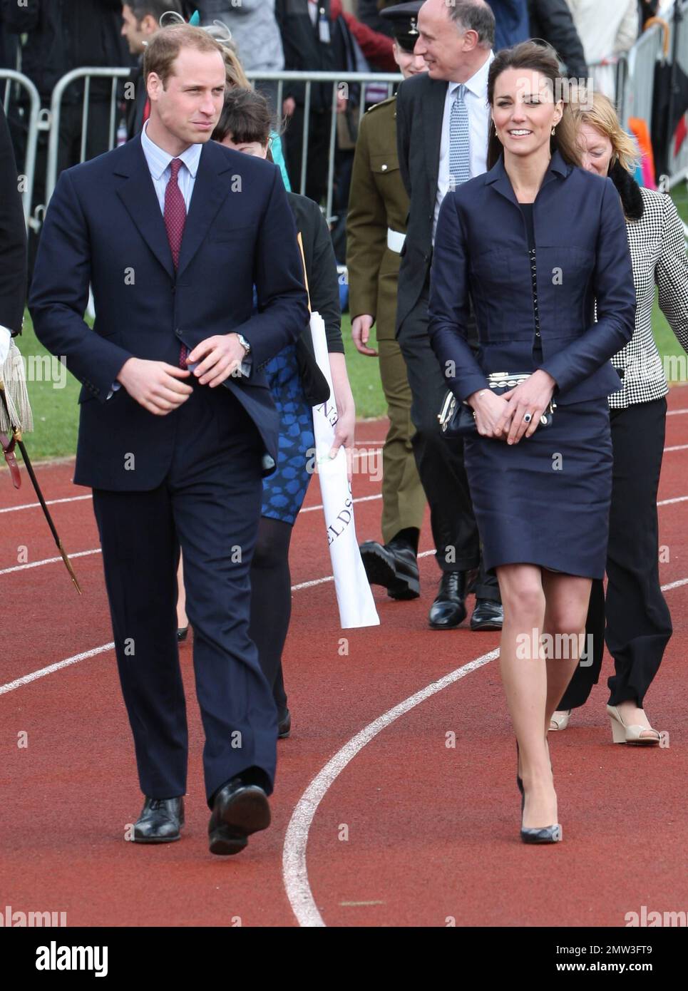Prince William and Kate Middleton visit Witton Country Park. While at ...