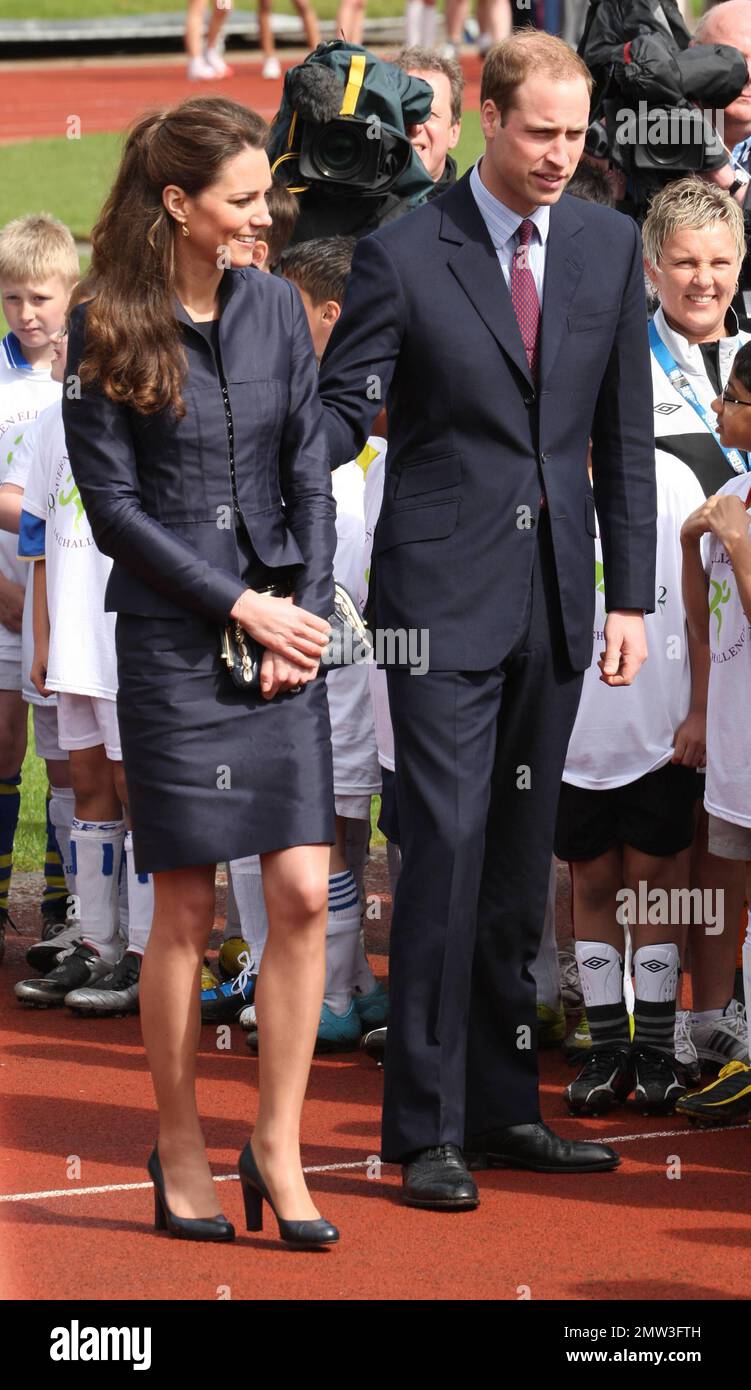 Prince William and Kate Middleton visit Witton Country Park. While at ...
