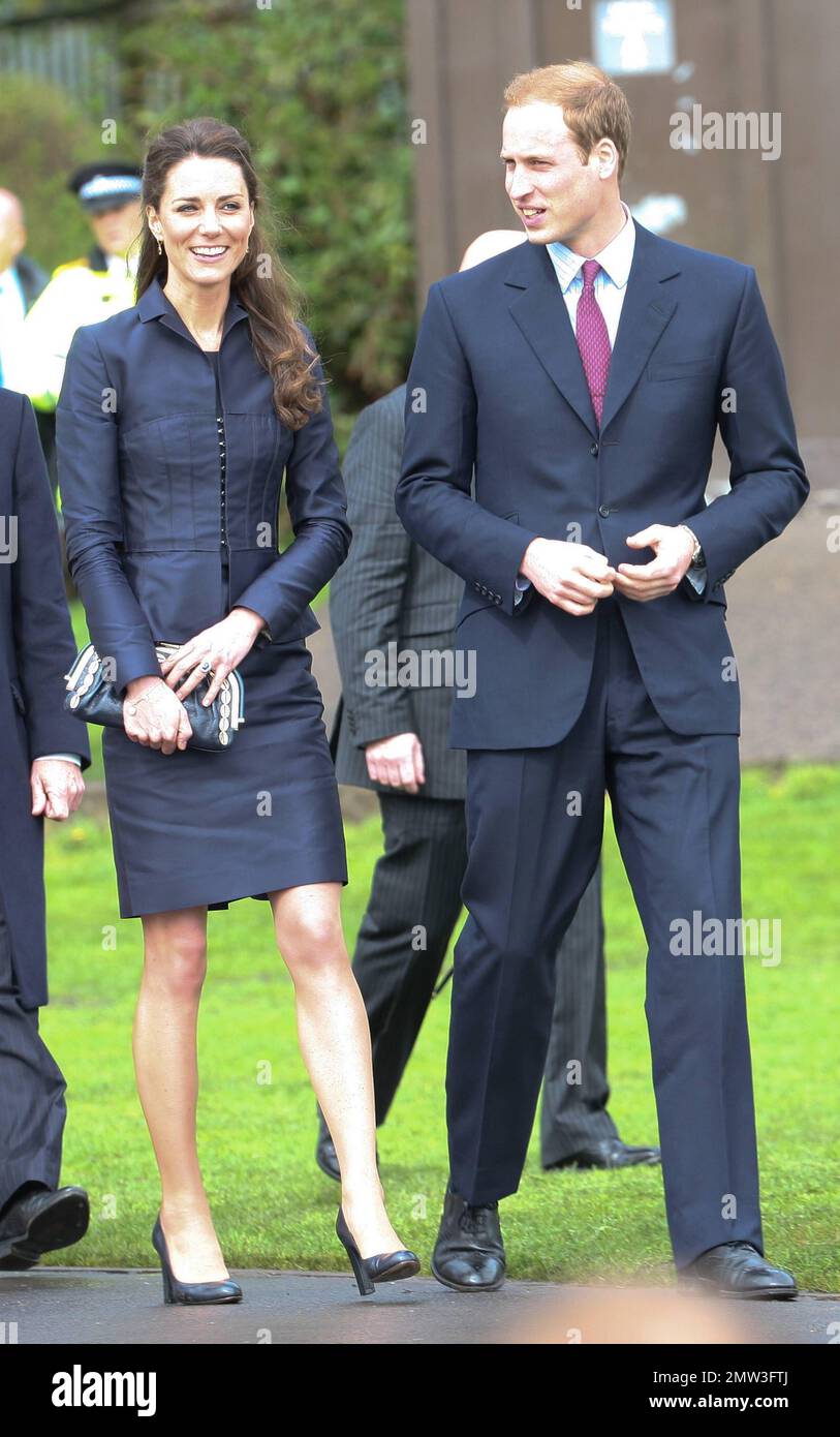 Prince William and Kate Middleton visit Witton Country Park. While at ...