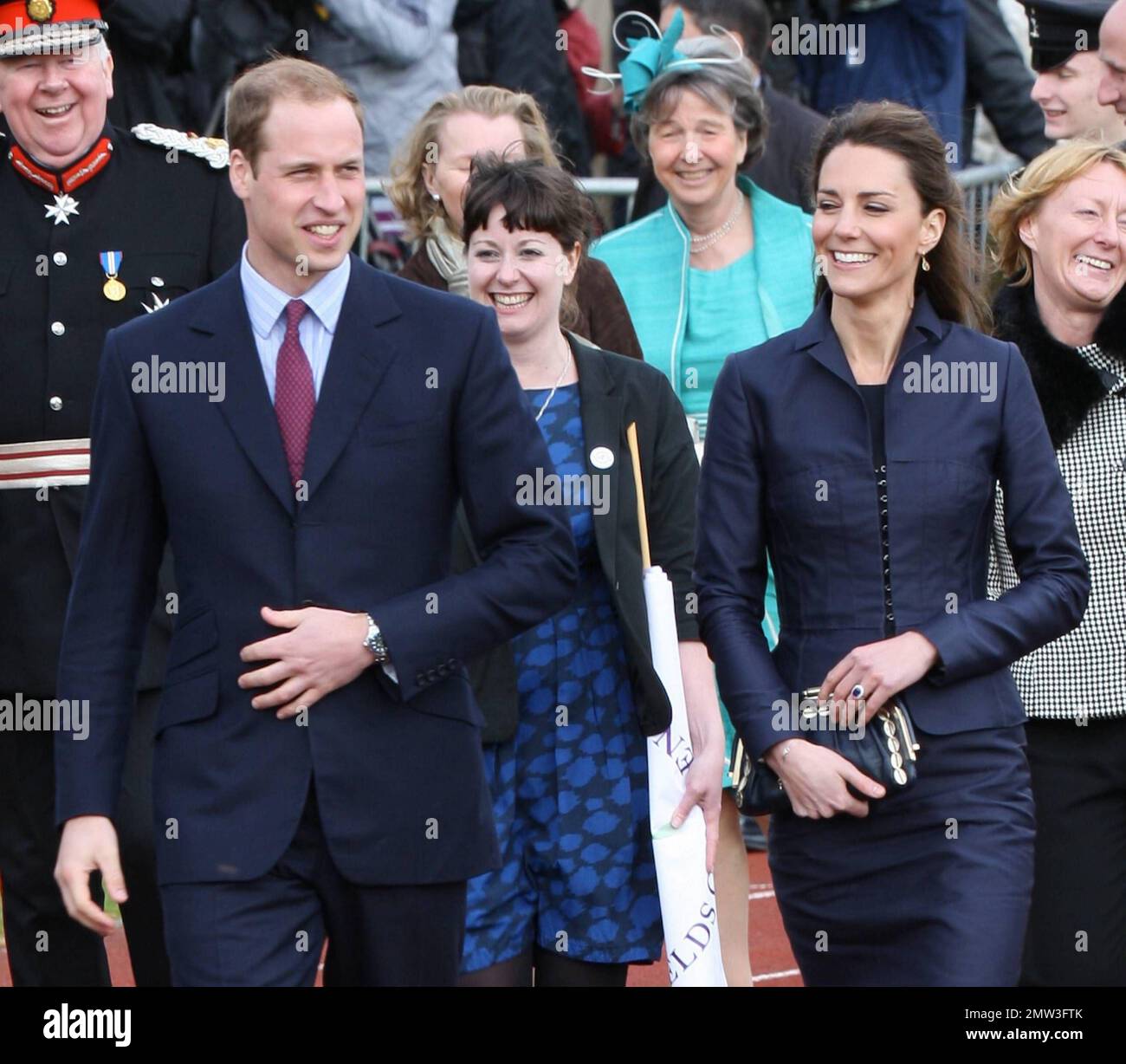 Prince William and Kate Middleton visit Witton Country Park. While at ...