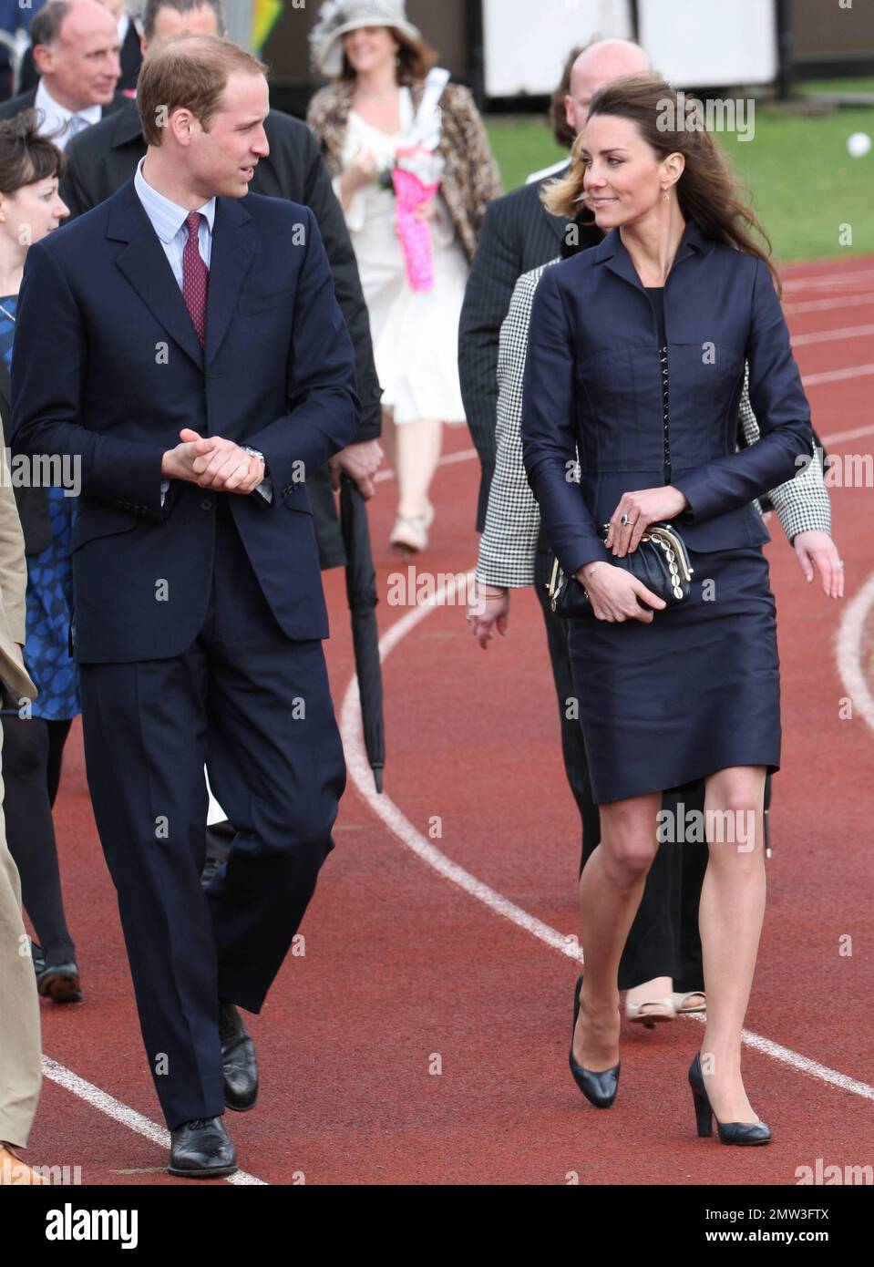 Prince William and Kate Middleton visit Witton Country Park. While at ...