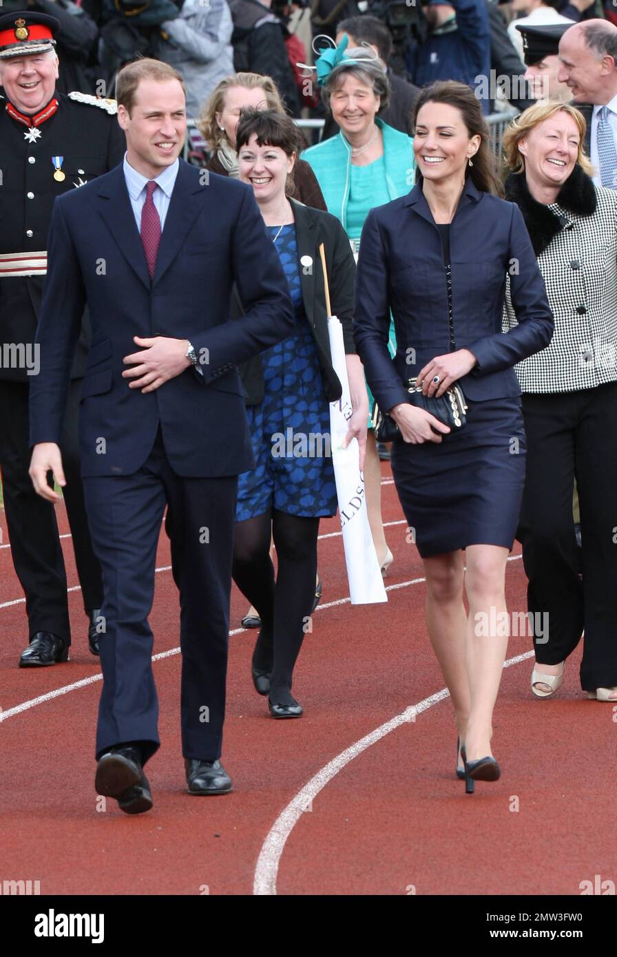 Prince William and Kate Middleton visit Witton Country Park. While at ...