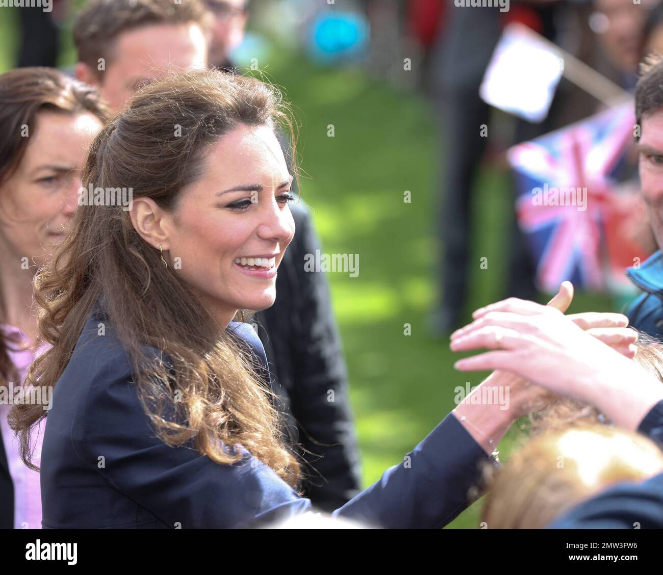 Prince William and Kate Middleton visit Witton Country Park. While at ...