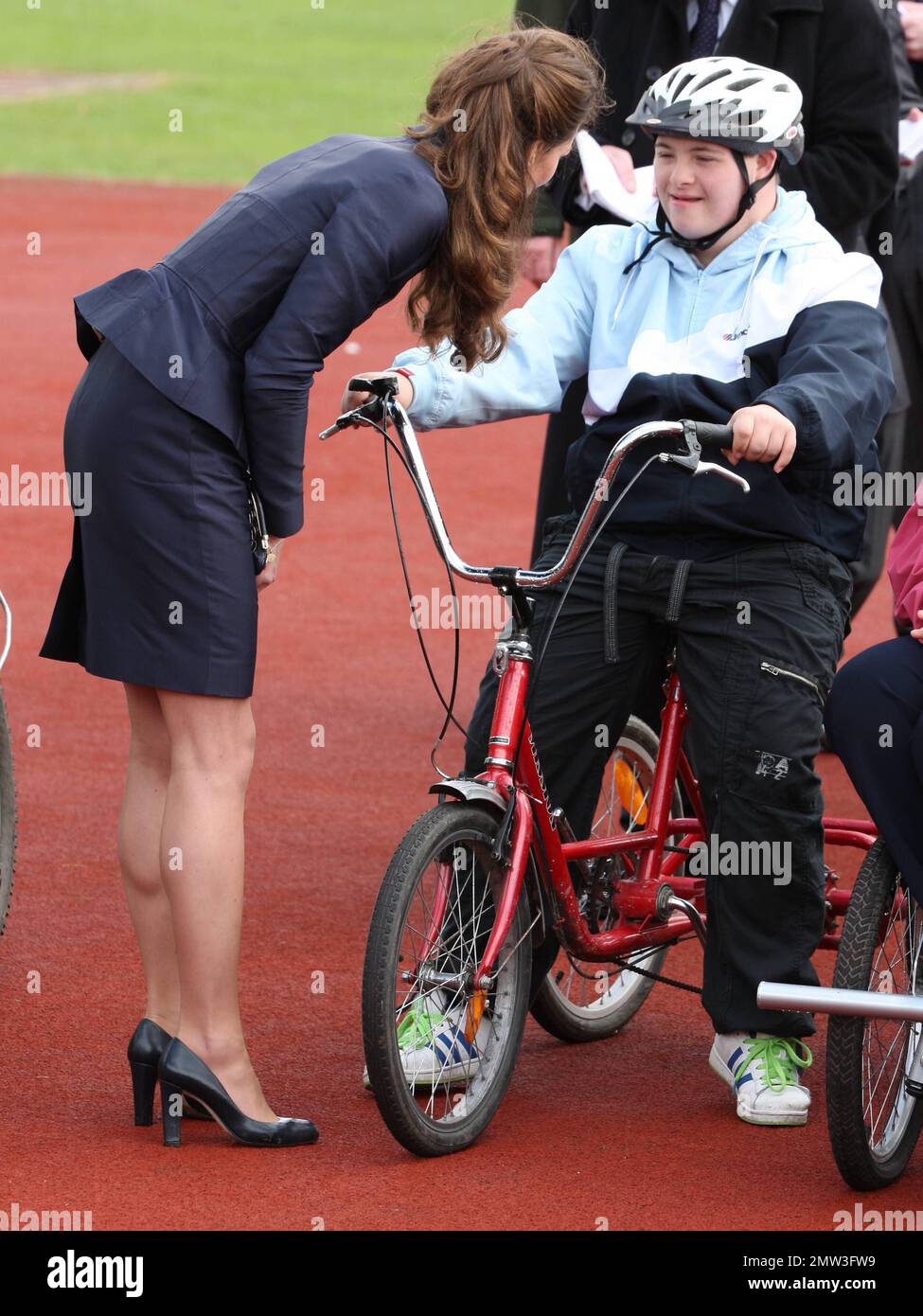 Prince William and Kate Middleton visit Witton Country Park. While at ...