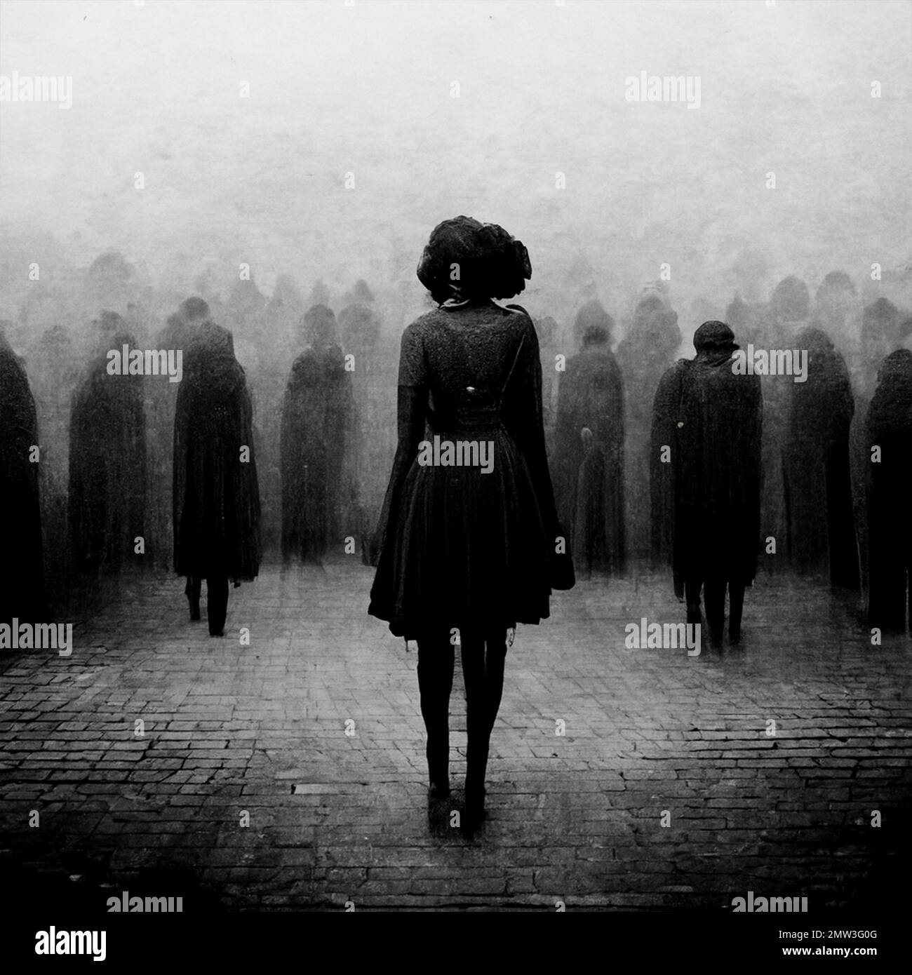 Woman fading away hi-res stock photography and images - Alamy