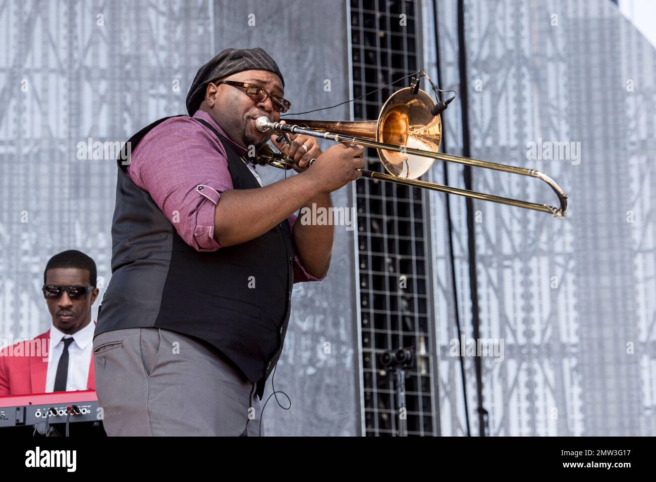 Ronell Johnson of the Preservation Hall Jazz Band performs at Coachella ...