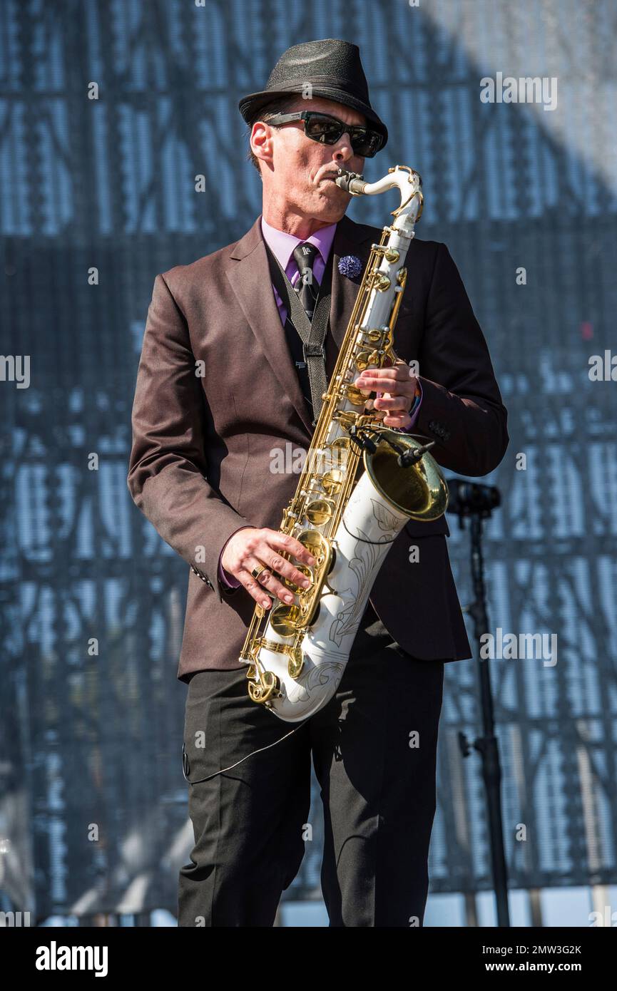 Clint Maedgen of the Preservation Hall Jazz Band performs at Coachella ...