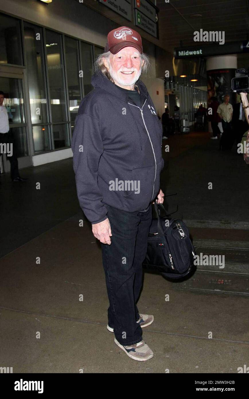 Exclusive!! Willie Nelson was seen at LAX this afternoon. The country ...
