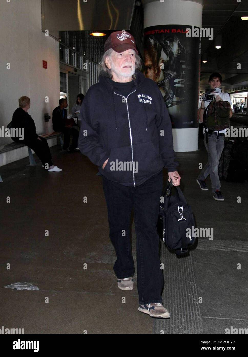 Exclusive!! Willie Nelson was seen at LAX this afternoon. The country ...