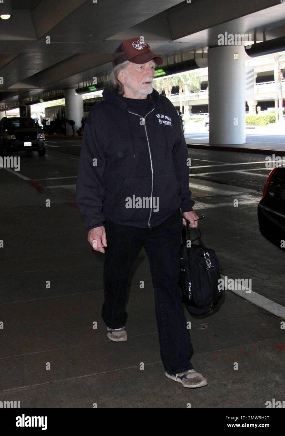 Exclusive!! Willie Nelson was seen at LAX this afternoon. The country ...