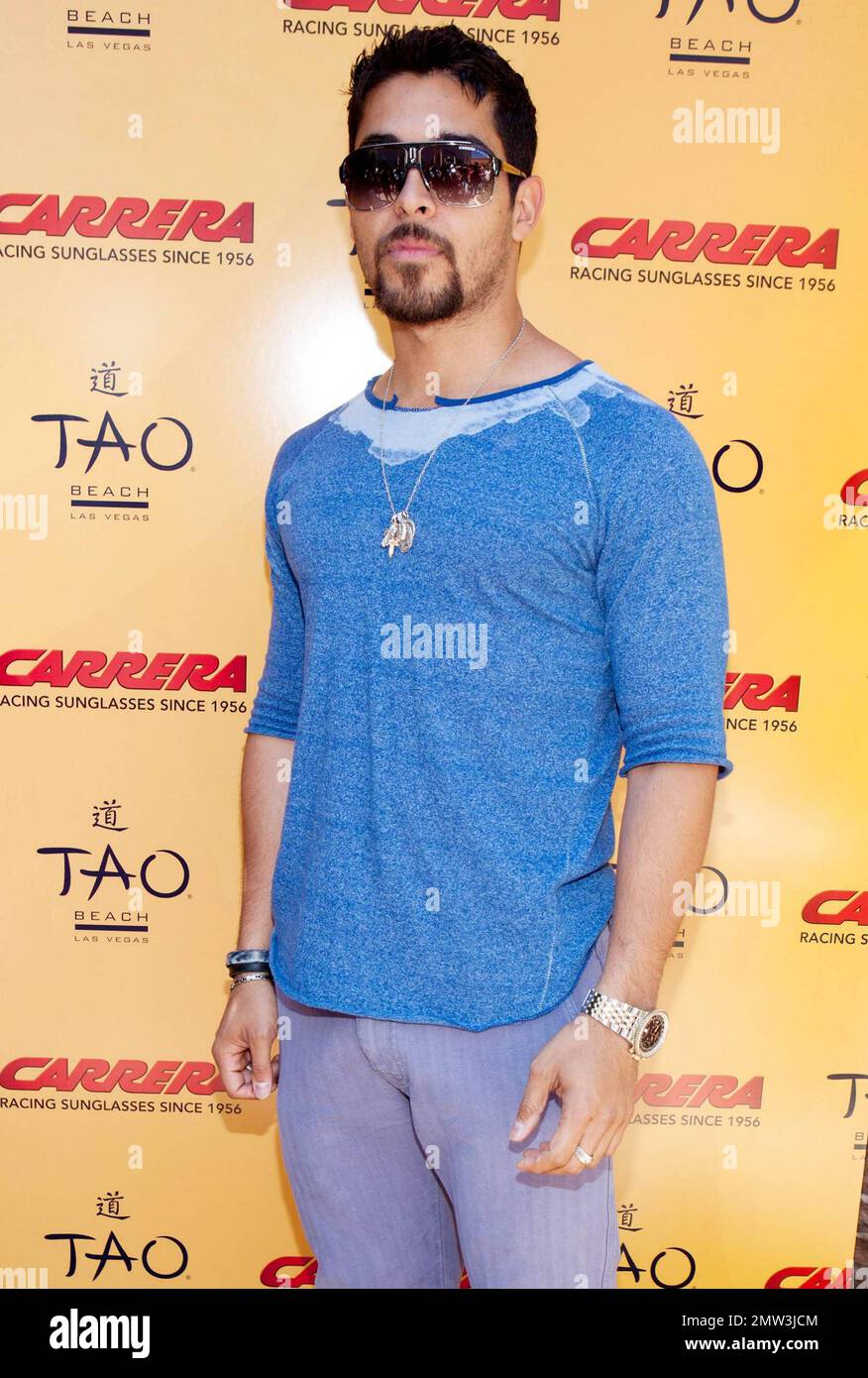 Wilmer Valderrama of "That '70s Show" fame arrives at TAO Beach at the ...