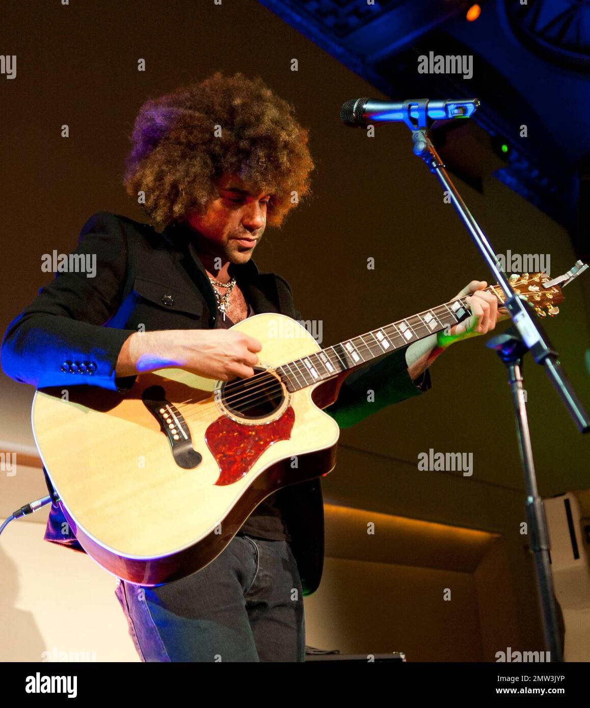 Jamie Archer does a special performance at the Windows Phone 7 launch ...