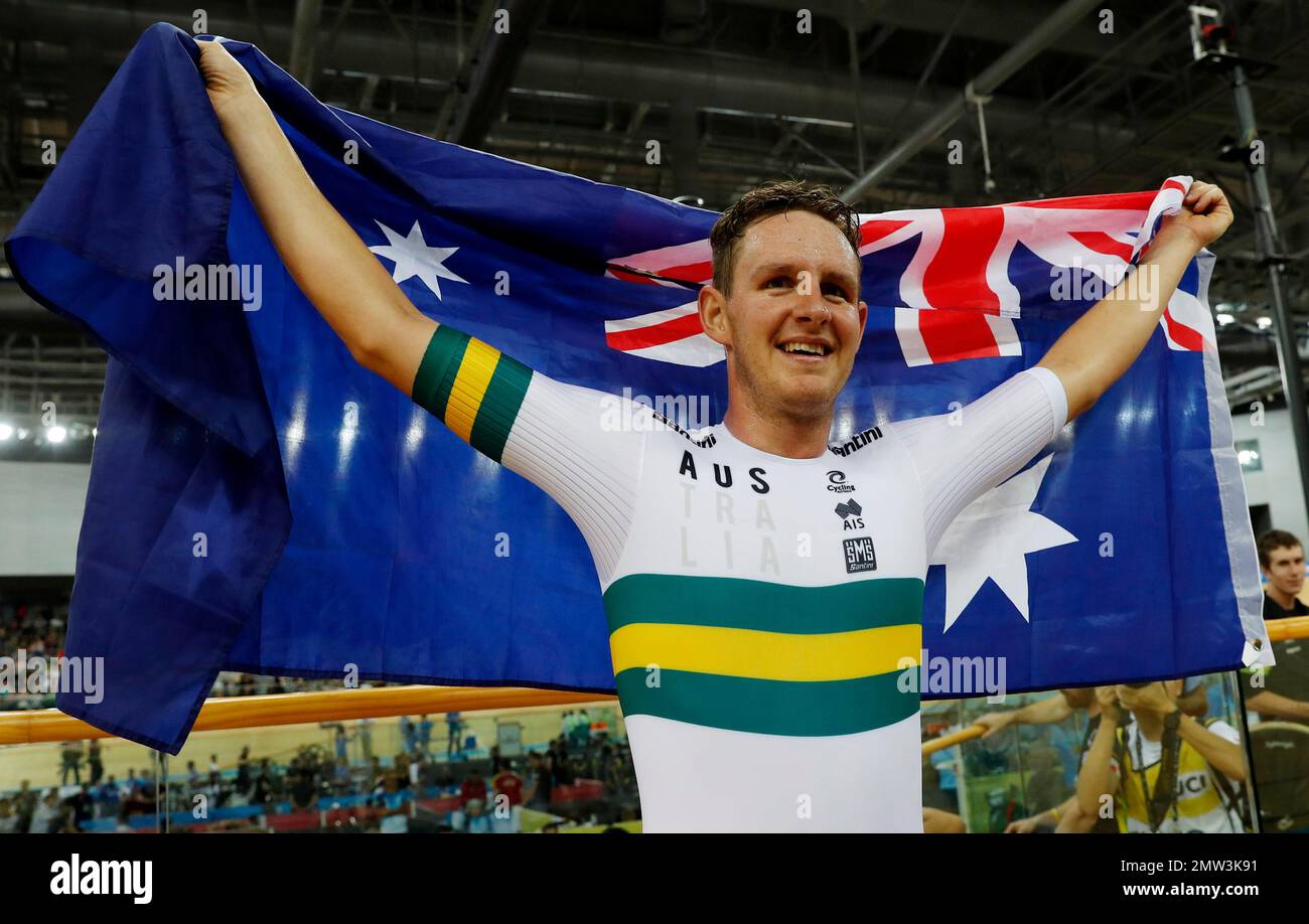 Australia's Jordan Kerby celebrates after winning the men's individual ...