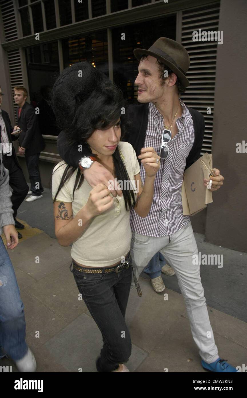 Troubled Jazz pixie Amy Winehouse and husband Blake Fielder-Civil ...