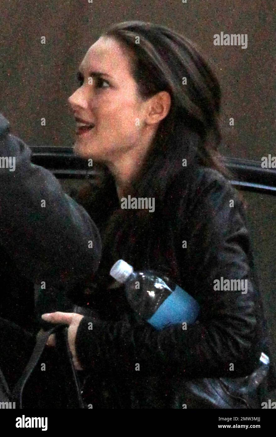 EXCLUSIVE!! Actress Winona Ryder wears all black as she arrives at a ...
