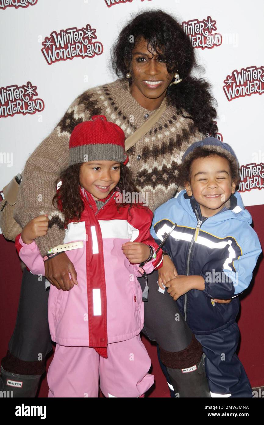 Sinitta with daughter Magdalena Willner and son Zac Willner at the VIP ...