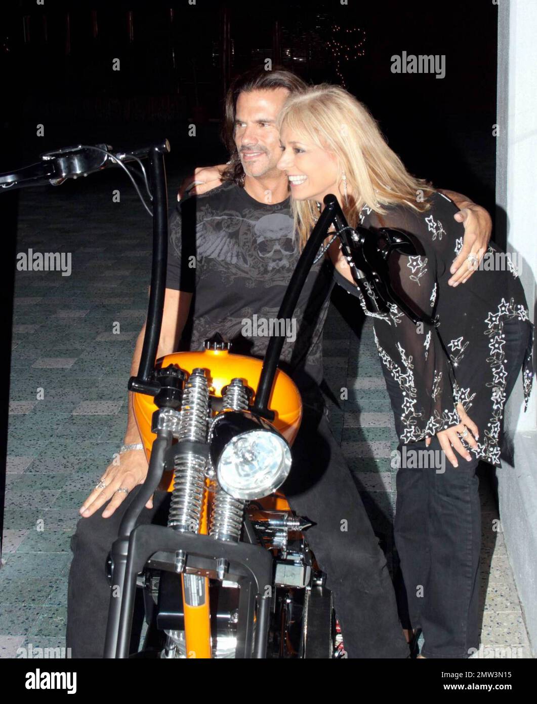 Lorenzo Lamas at the opening ceremony for Winterfest at the Seminole ...