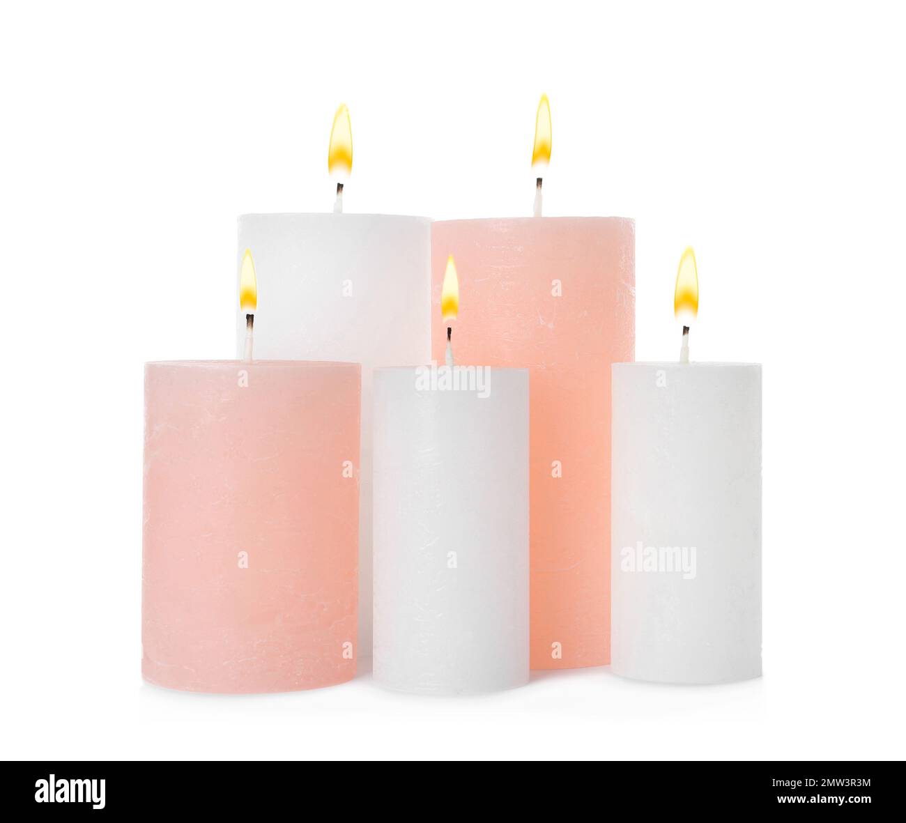 Aromatic candles set Cut Out Stock Images & Pictures - Alamy