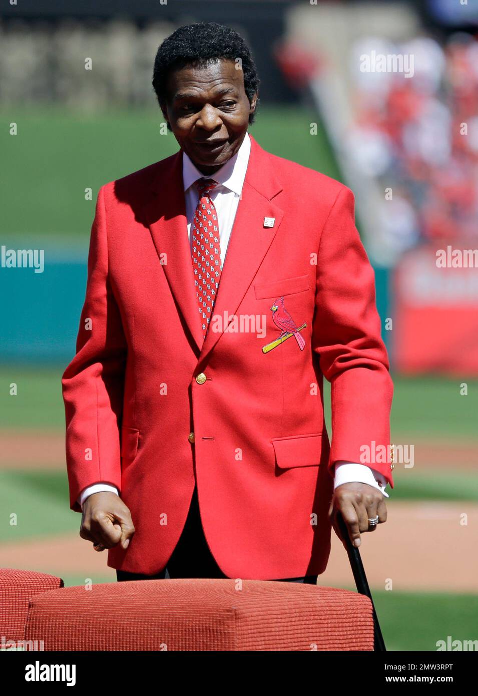 File-This April 11, 2017, file photo shows former St. Louis Cardinals ...