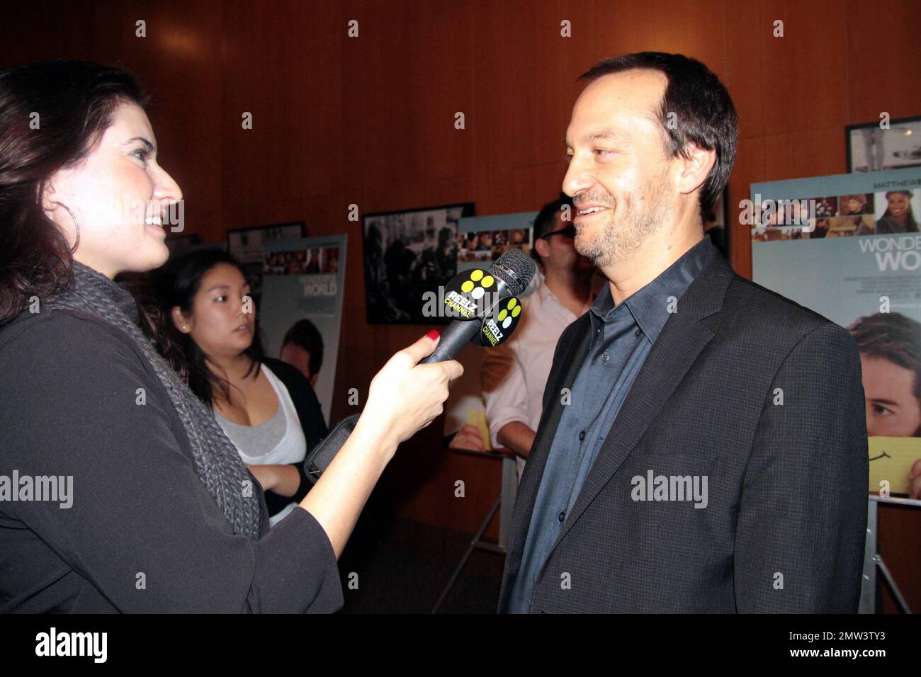 Writer / Director Josh Goldin is interviewed on the carpet at the ...