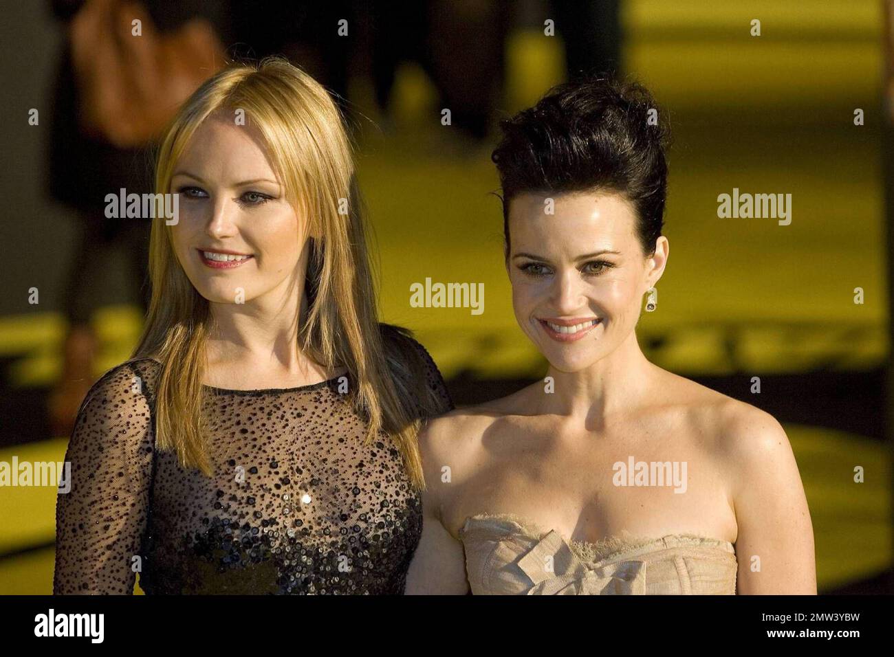 Malin Akerman and Carla Gugino attend the World Premiere of the ...