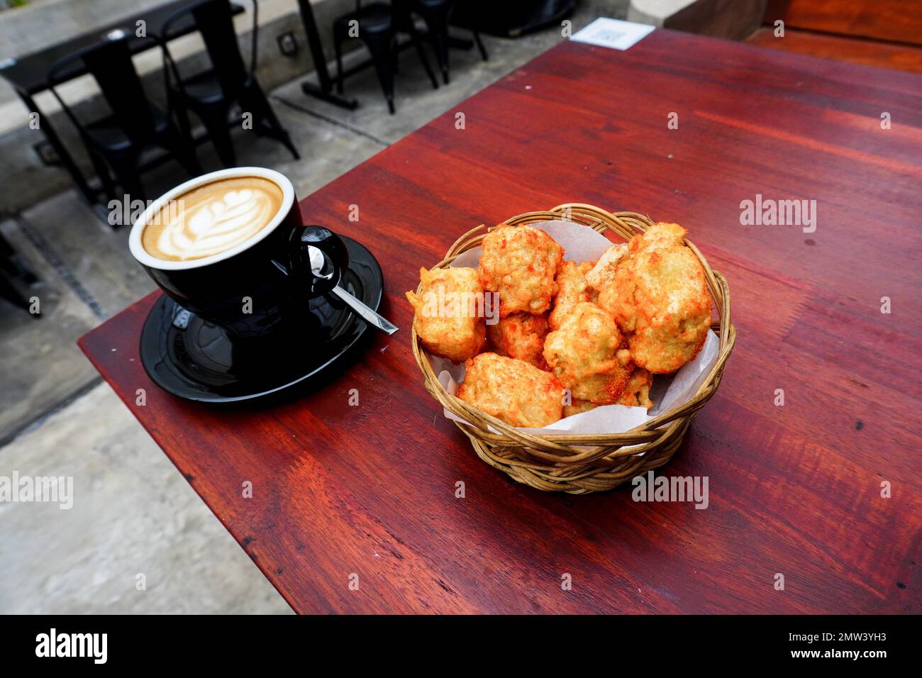Indonesian street food, Fried Tofu Filled With Vegetables(Tahu Isi) and ...
