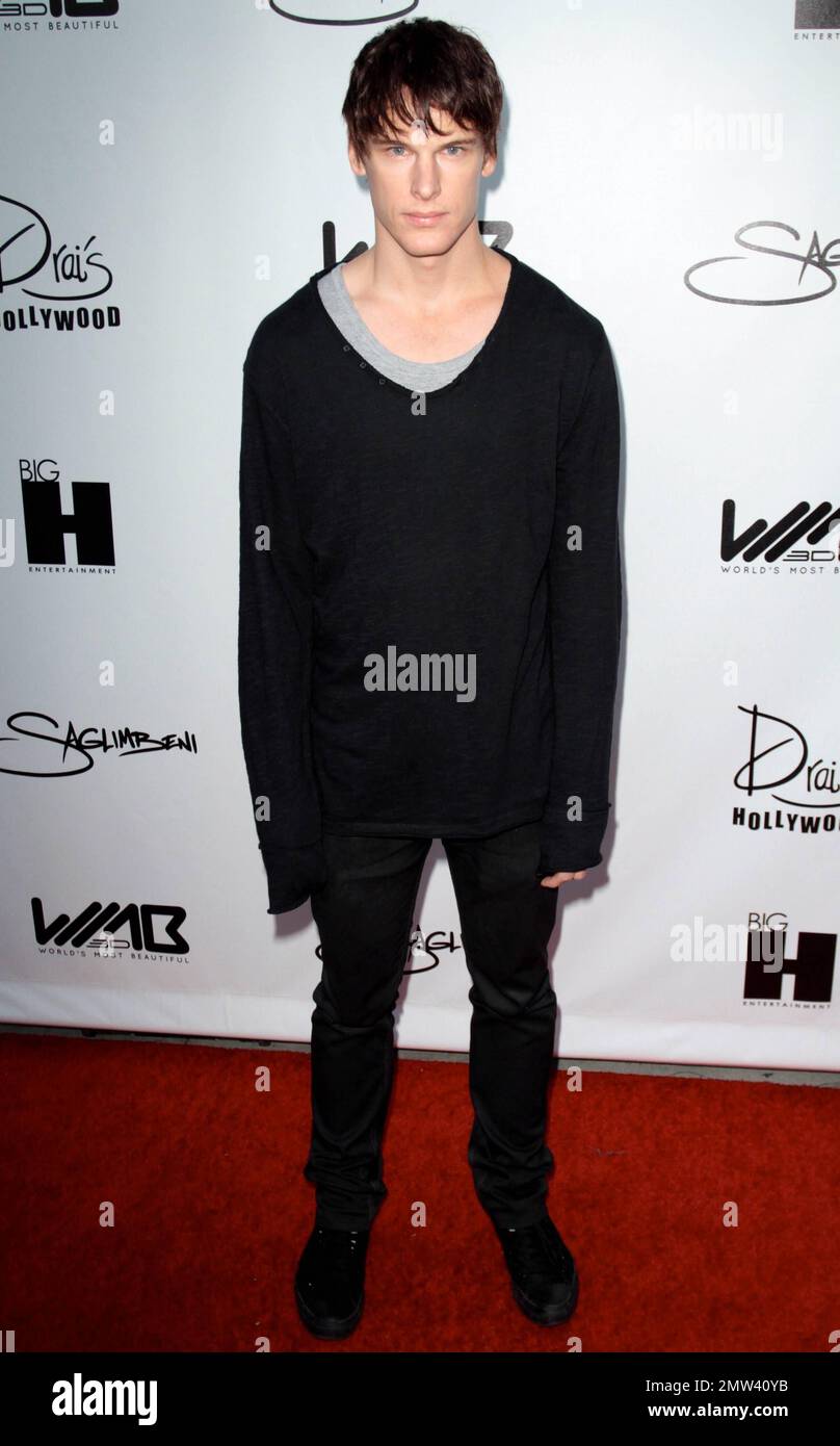 Actor Grant Harvey arriving at the "World's Most Beautiful Magazine ...