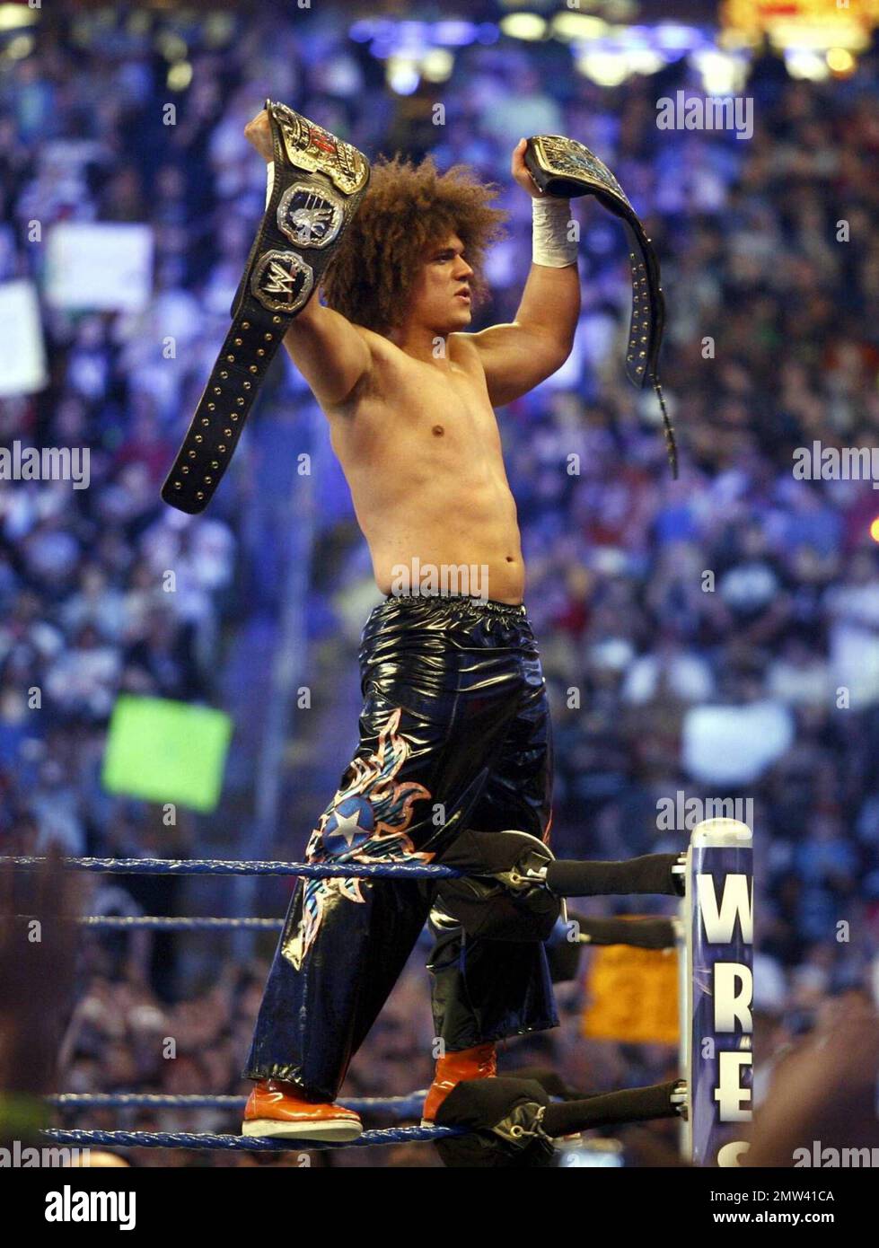Wrestlemania 25 at Reliant Stadium in Houston, TX. 4/5/09 Stock Photo ...