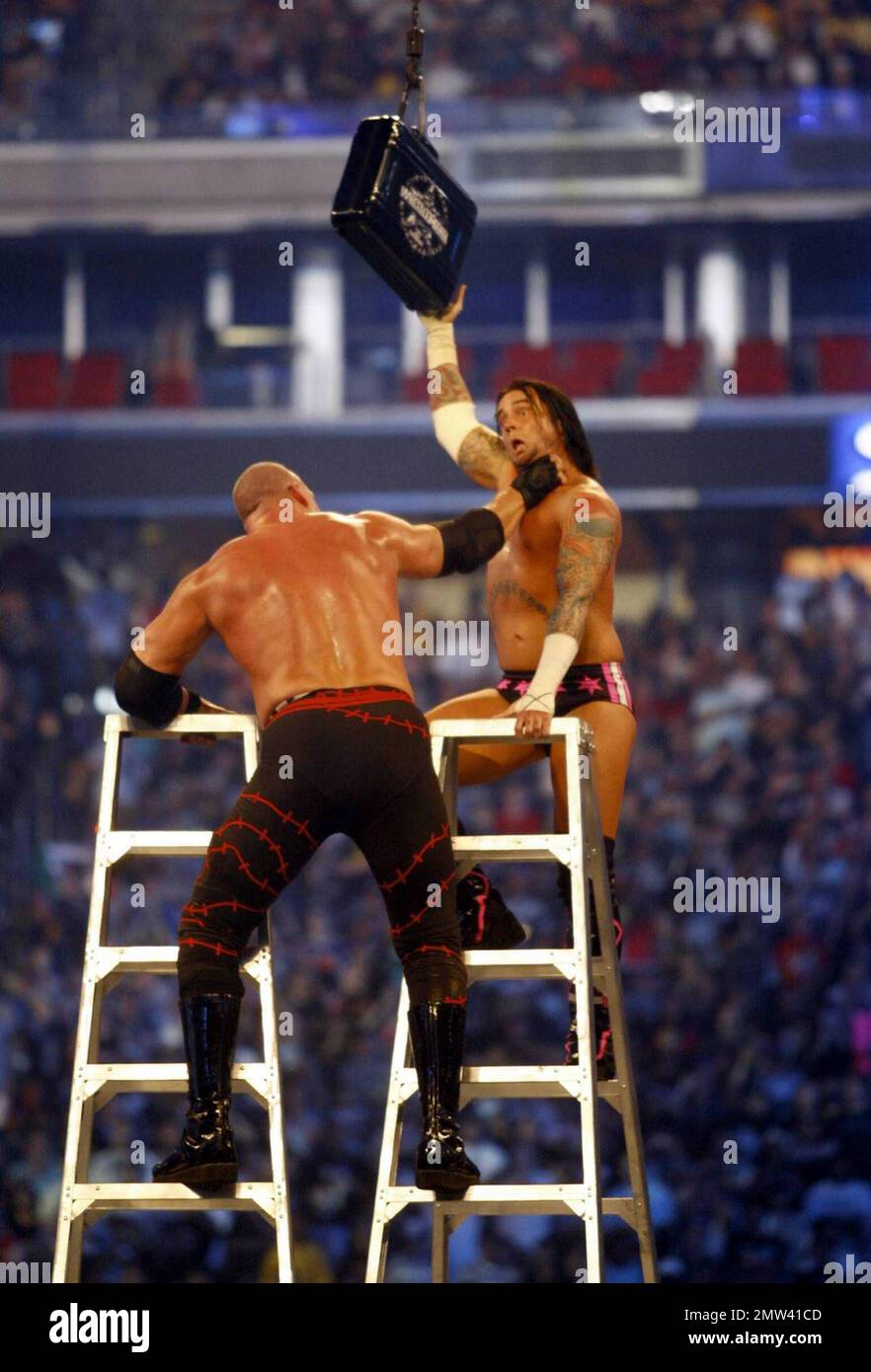 Wrestlemania 25 at Reliant Stadium in Houston, TX. 4/5/09 Stock Photo ...