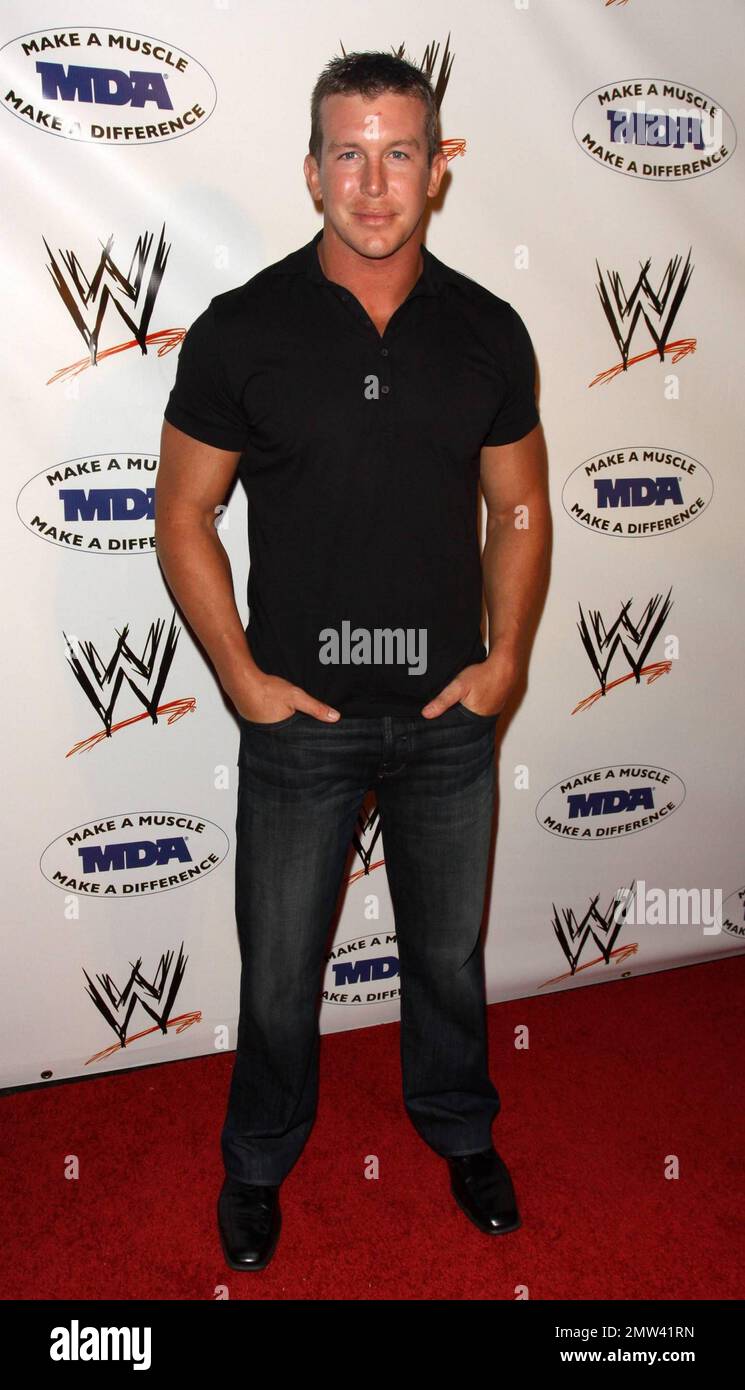 WWE Superstar Ted Dibiasi poses on the red carpet at the annual WWE ...