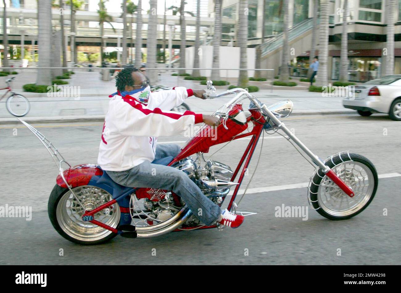 Wyclef jean spiderman motorcycle hi-res stock photography and images ...