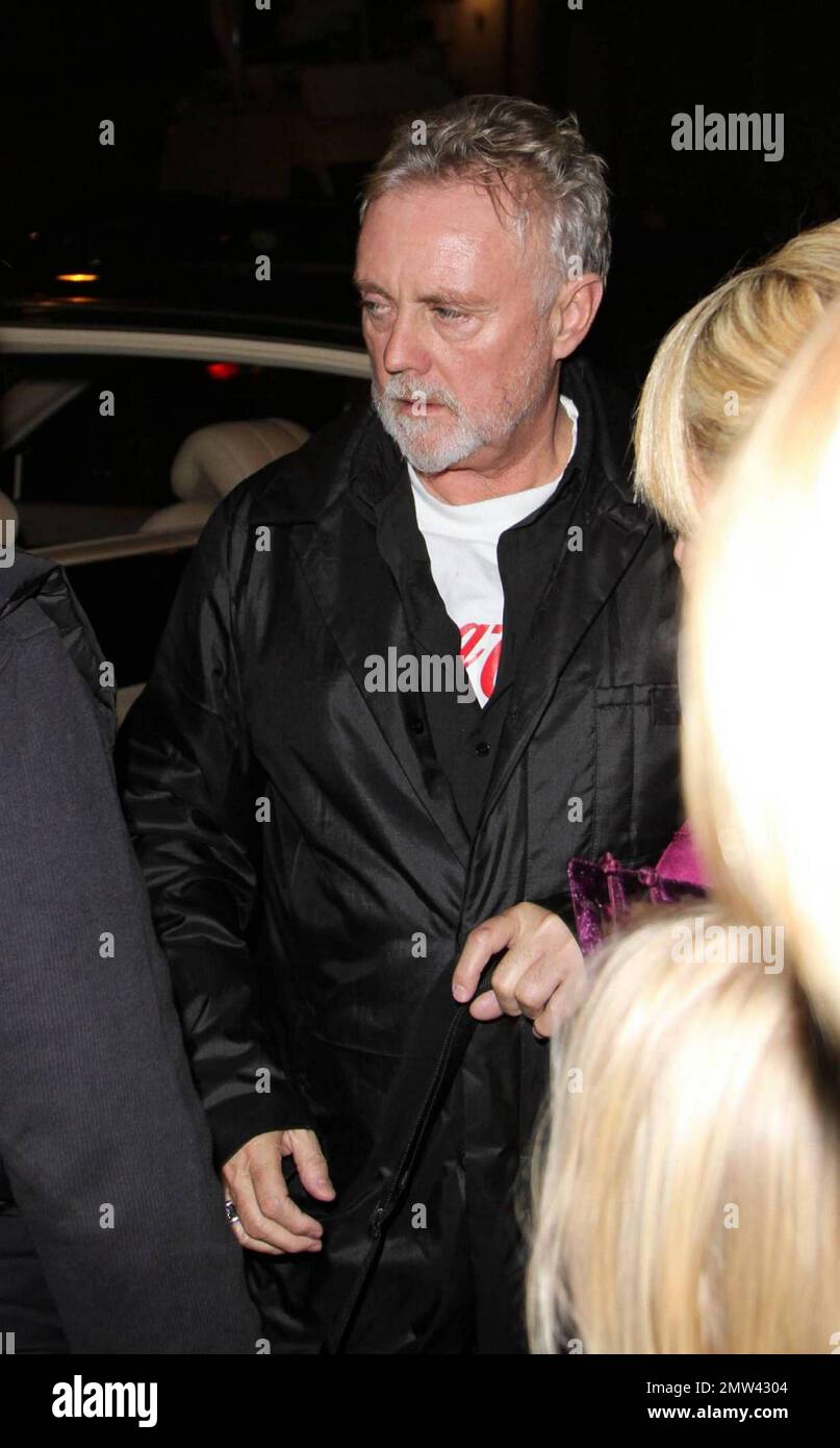EXCLUSIVE!! Queen drummer Roger Taylor attends a taping of the hit UK ...