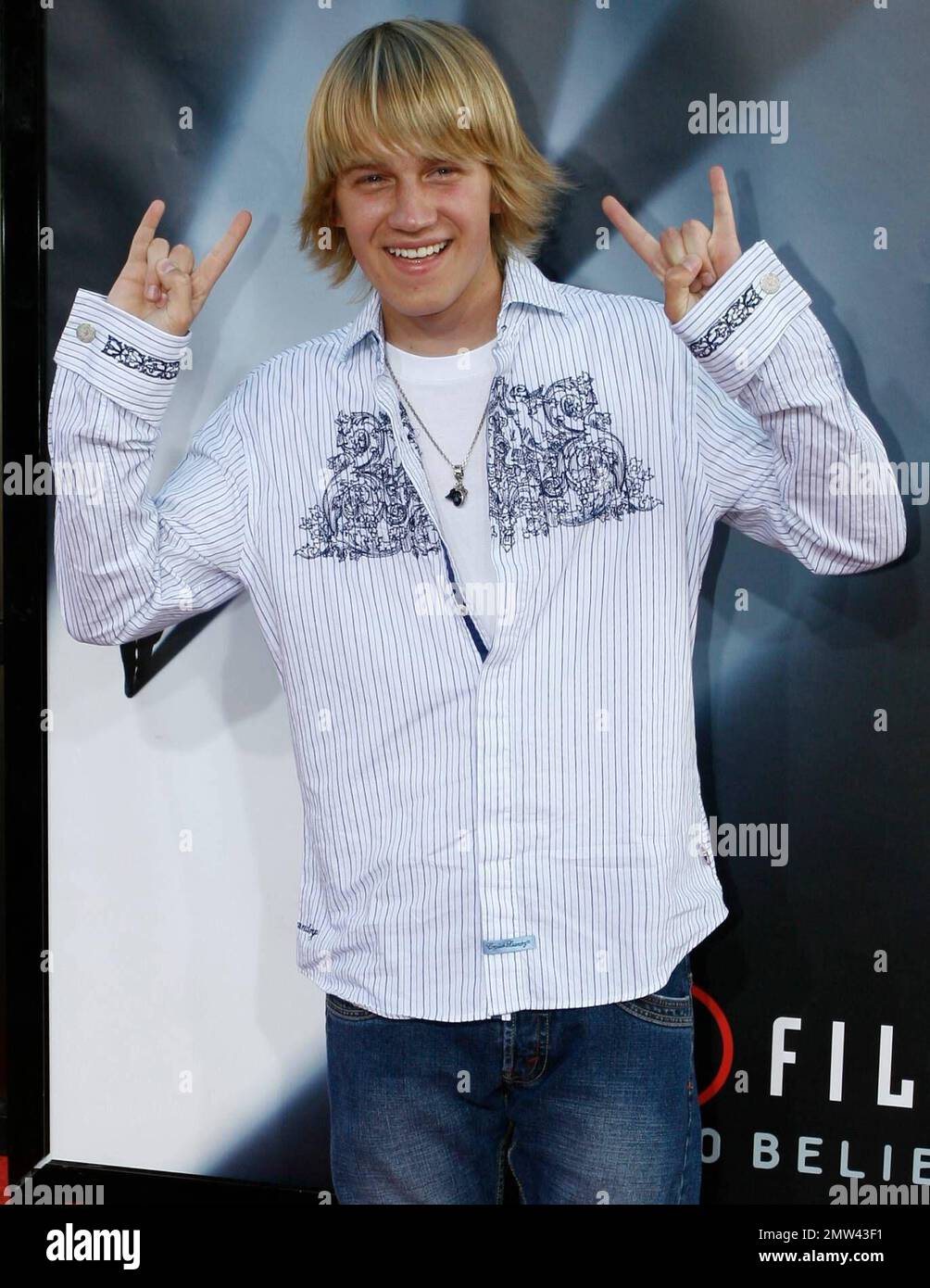 Jason Dolley Arrives At The World Premiere Of The X Files I Want To Believe At Manns Chinese