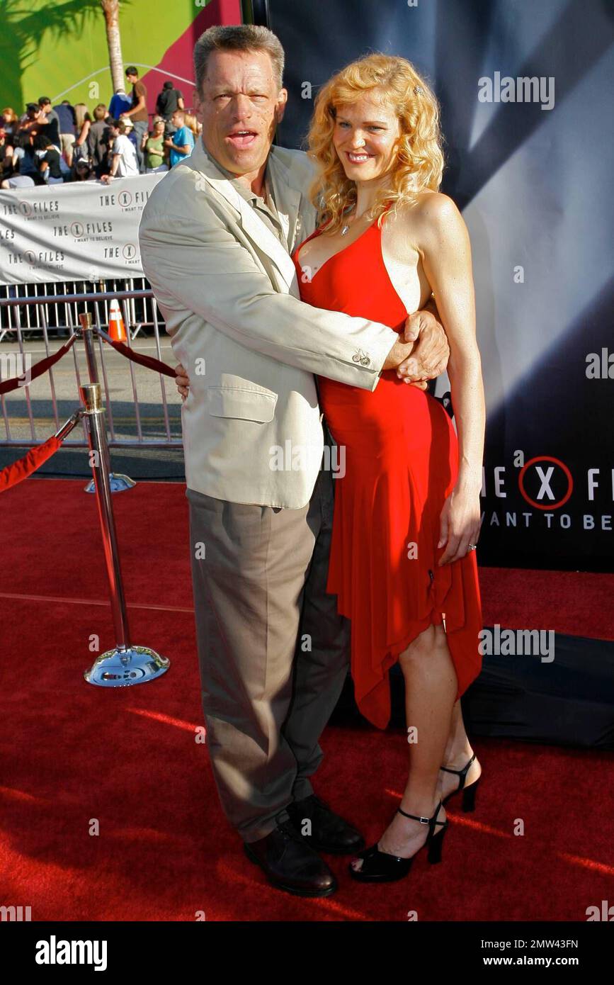 Brian Thompson arrives at the world premiere of "The X-Files: I Want to ...